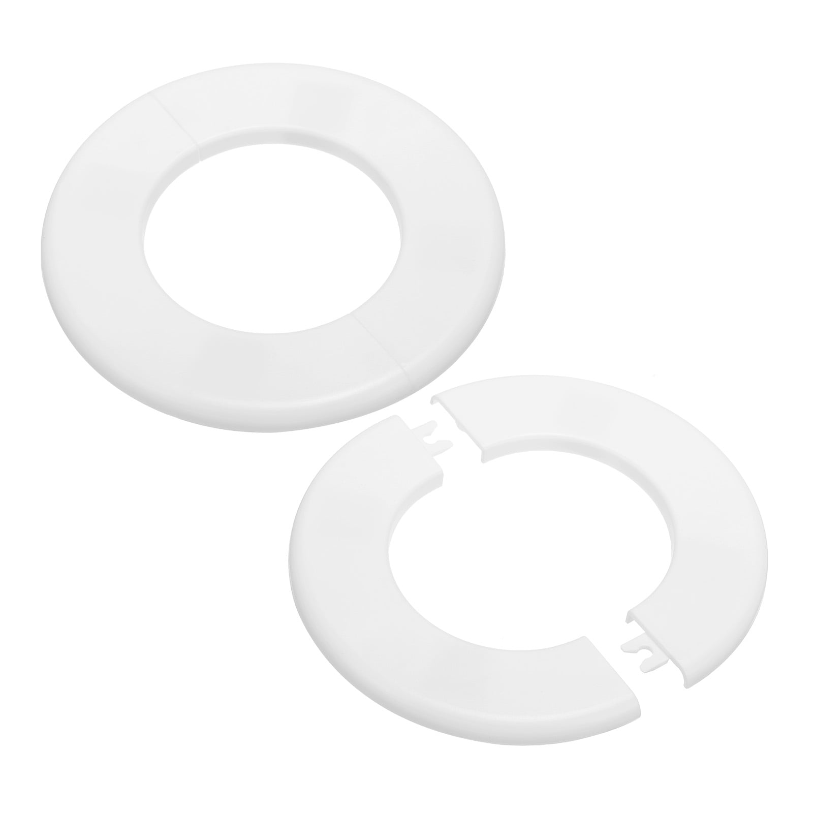 Uxcell Wall Split Flange ABS Round Self-Adhesive Escutcheon Plate ...