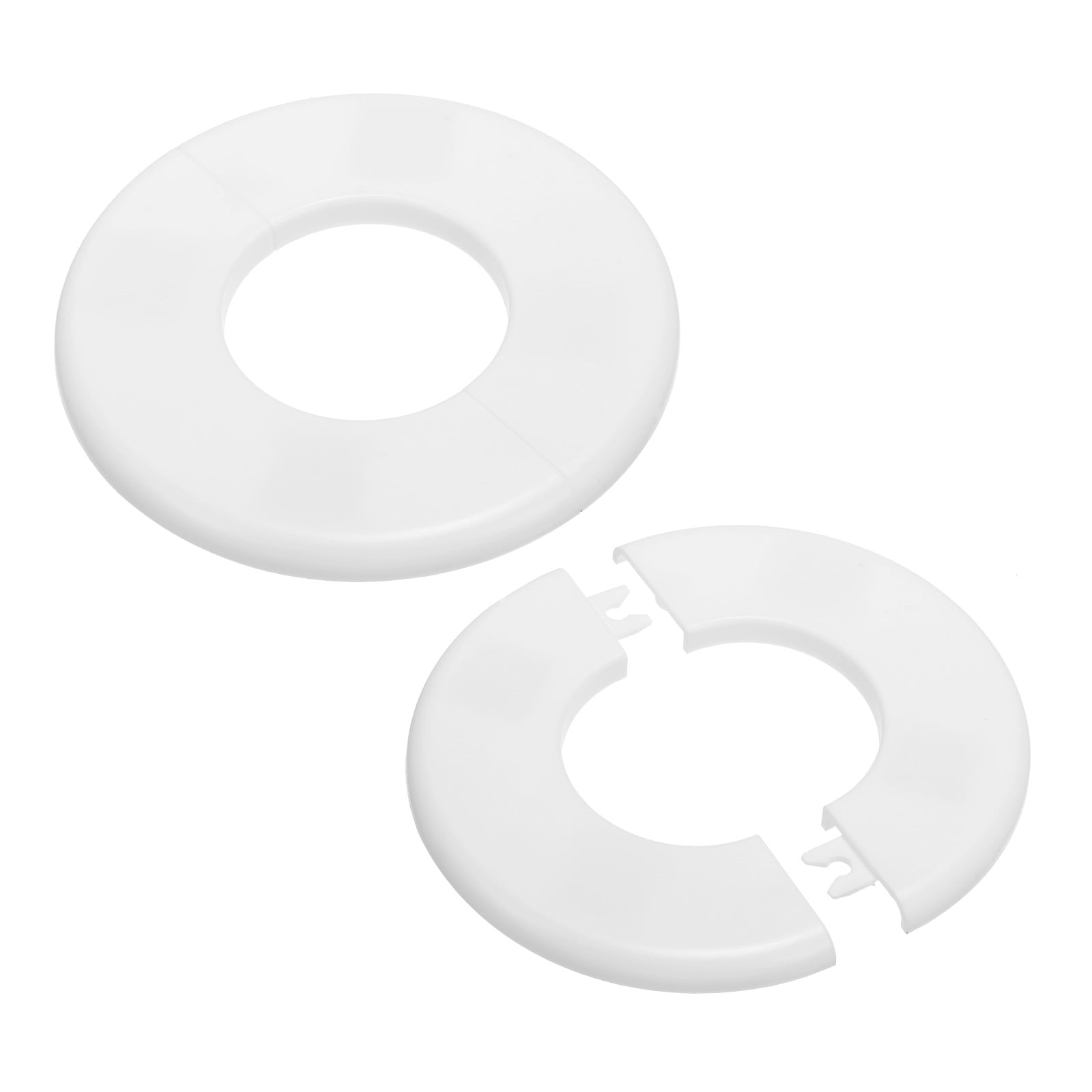 Uxcell Wall Split Flange ABS Round Self-Adhesive Escutcheon Plate ...