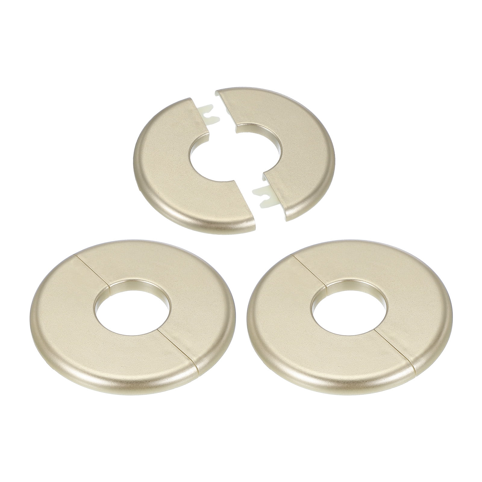 Uxcell Wall Split Flange ABS Round Self-Adhesive Escutcheon Plate Cover ...