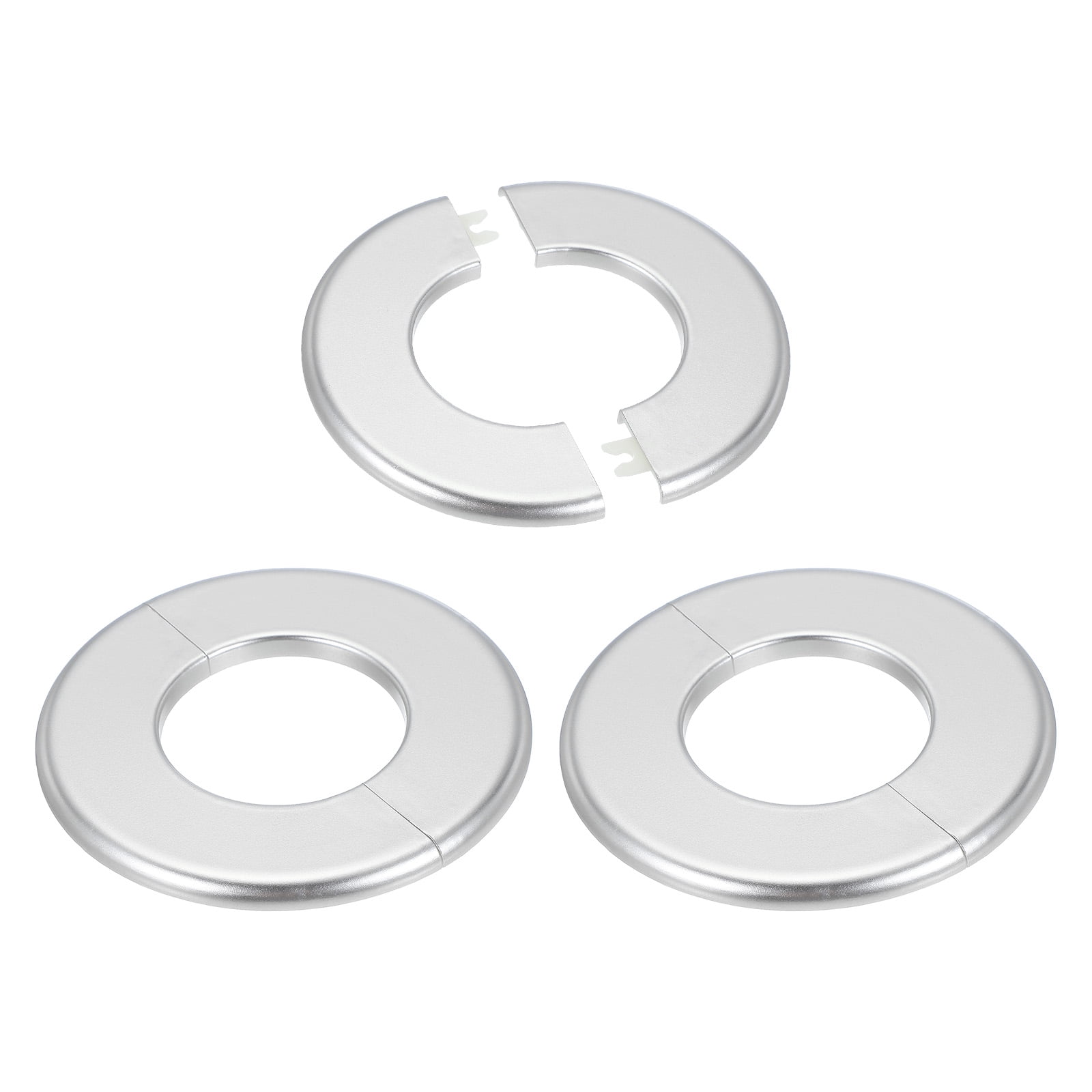 Uxcell Wall Split Flange ABS Round Self-Adhesive Escutcheon Plate Cover ...