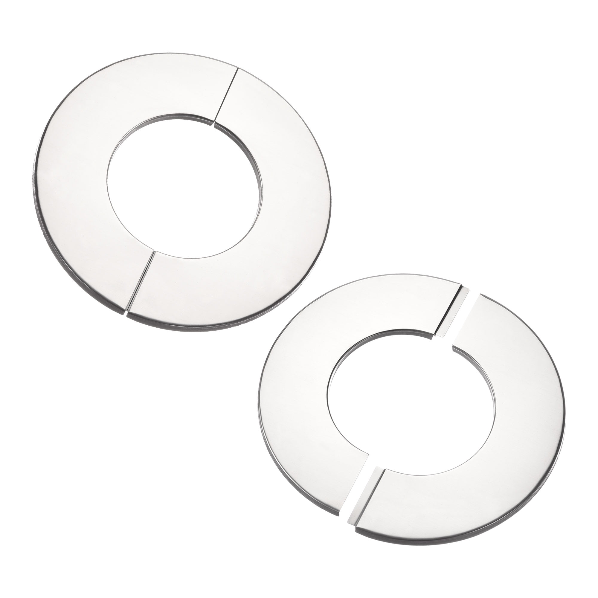 Uxcell Wall Split Flange Stainless Steel Round Escutcheon Plate for 1.1 ...