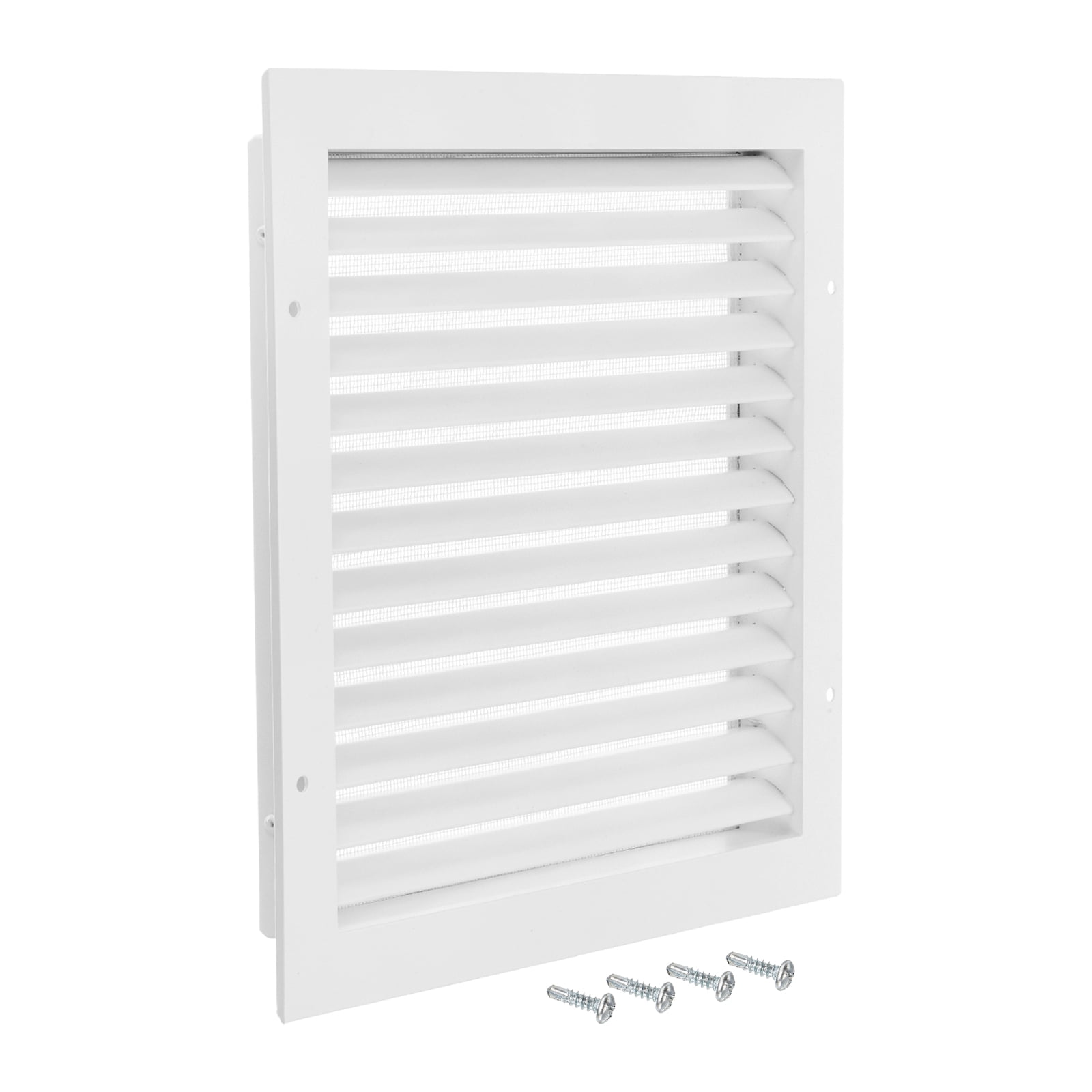Uxcell Wall Vents, 12 x 12 Inch, 1 Set Aluminum Alloy Gable Vent Grille ...