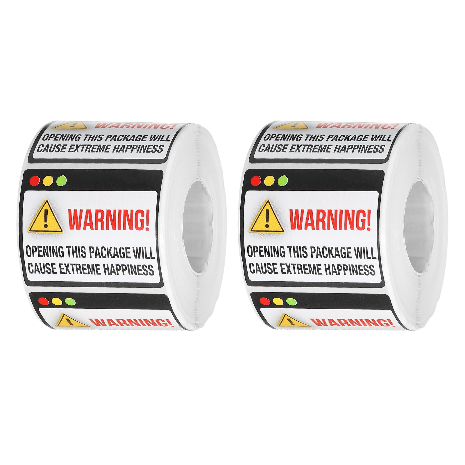 Uxcell Warning Opening This Package Sign Shipping Stickers Packaging ...