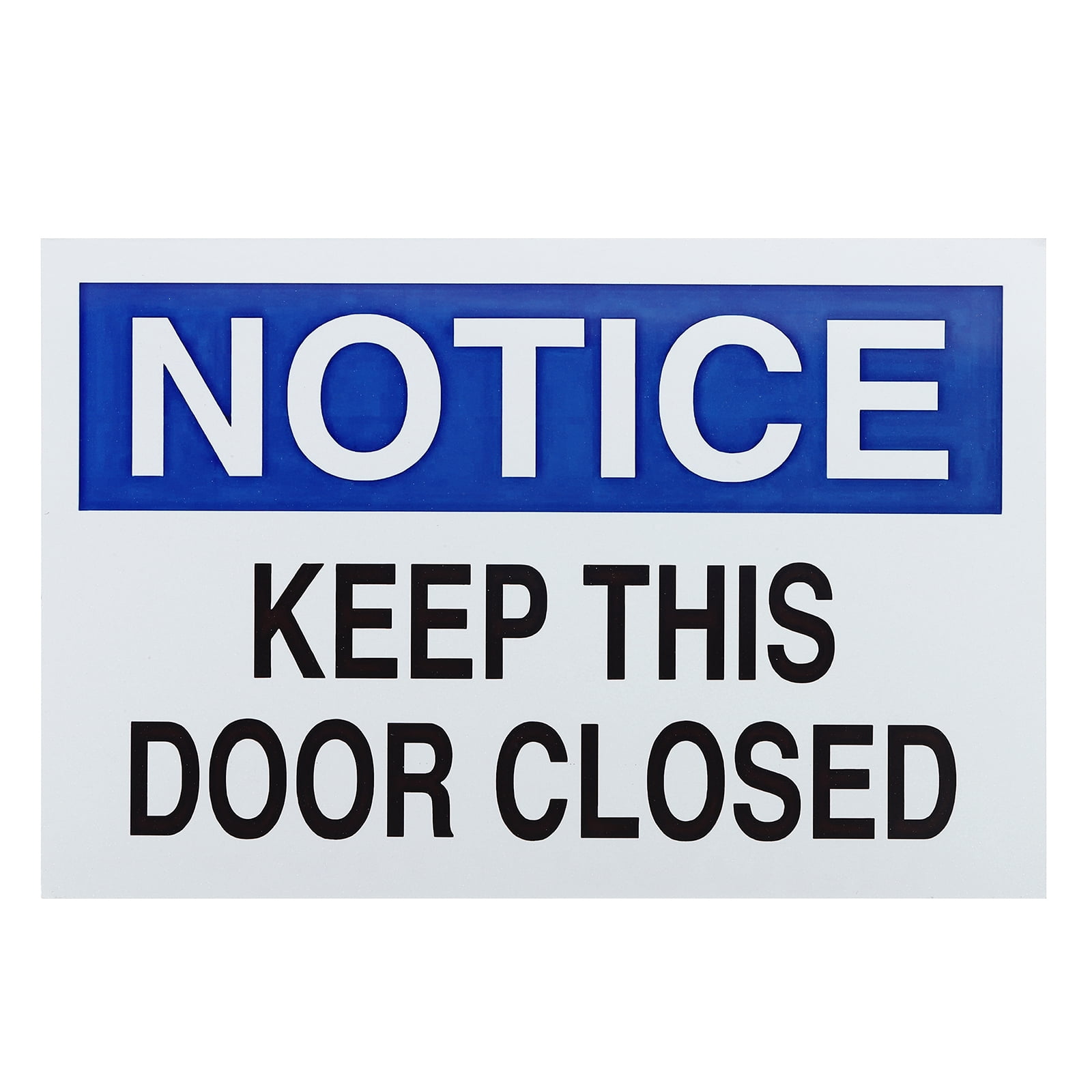Uxcell Warning Sign 12x8", Aluminum Sign Notice Keep This Door Closed ...