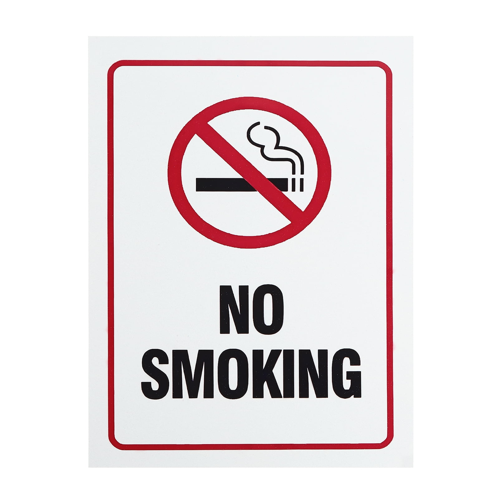 Uxcell Warning Sign 6x8", Aluminum Sign No Smoking Sign Rust Free Signs ...
