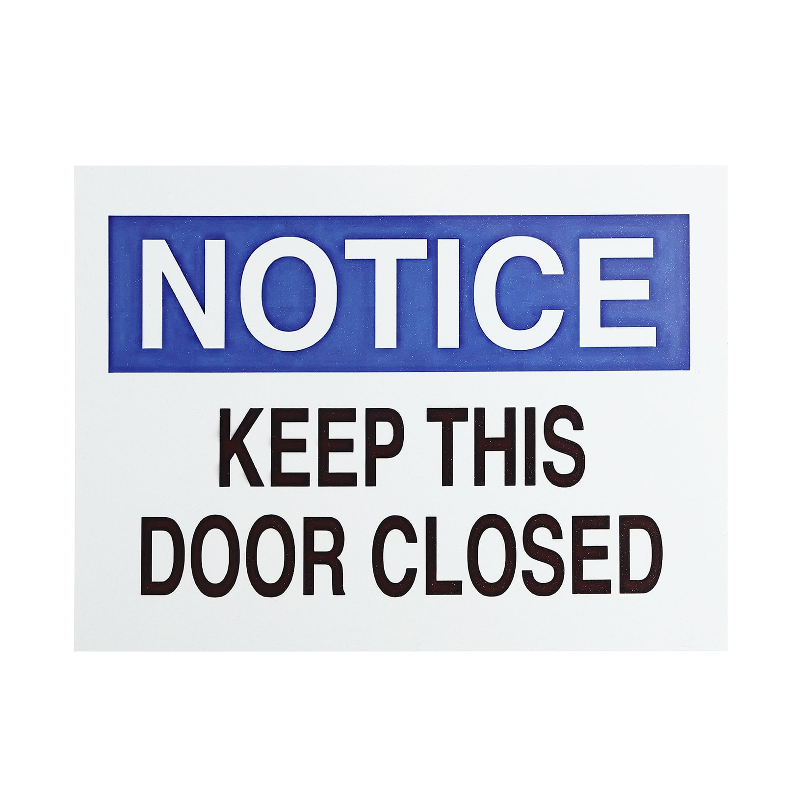 Uxcell Warning Sign 6x8", Aluminum Sign Notice Keep This Door Closed ...