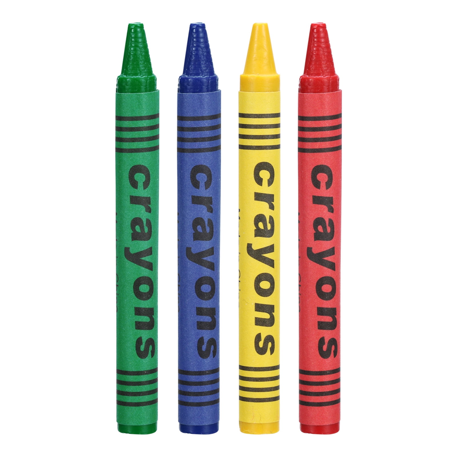 Uxcell Washable Crayons, 40Pcs Easy Grip Round Top Shape Crayon,4 ...