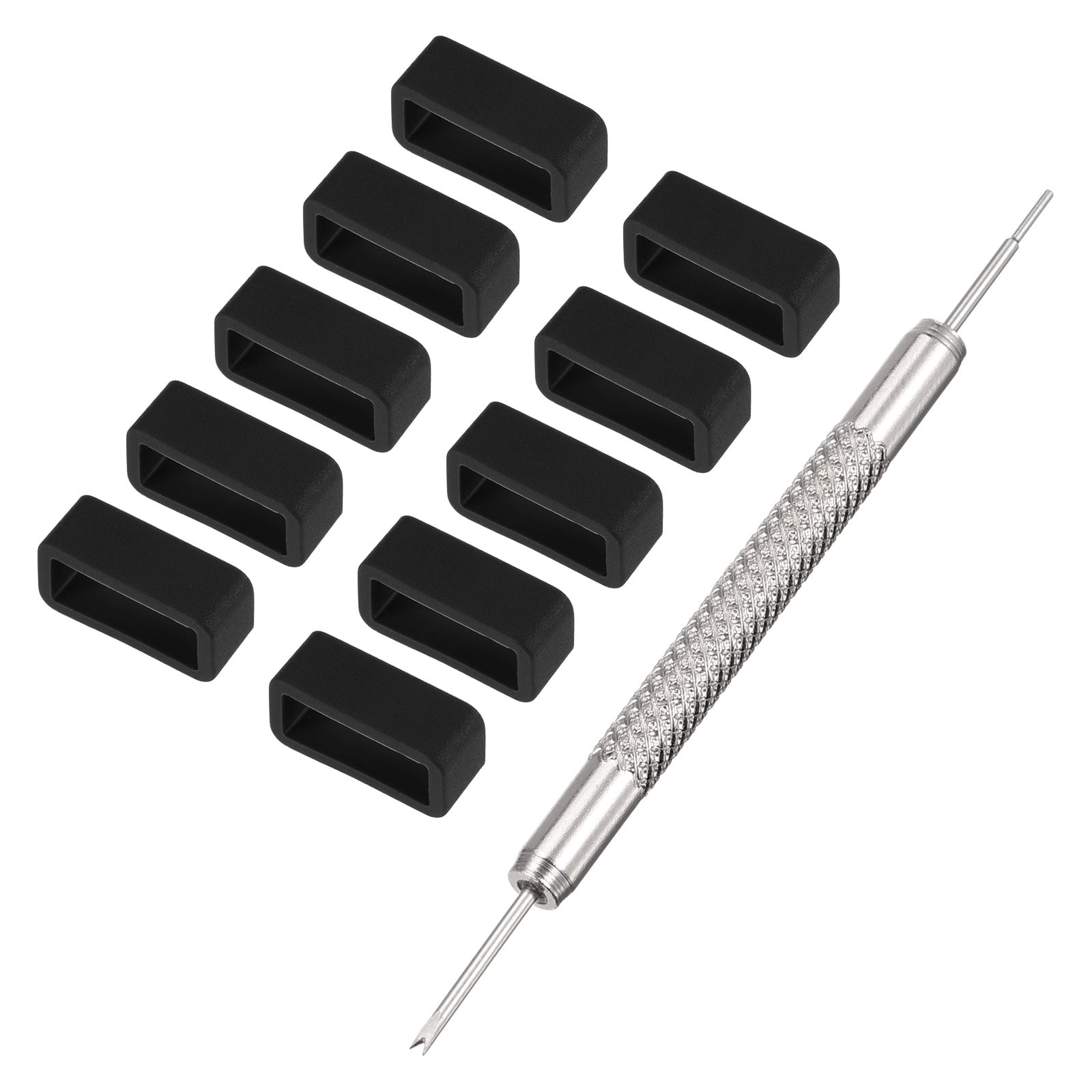 Uxcell Watch Band Strap Watch Retainers for 14mm Widths Watch Black ...