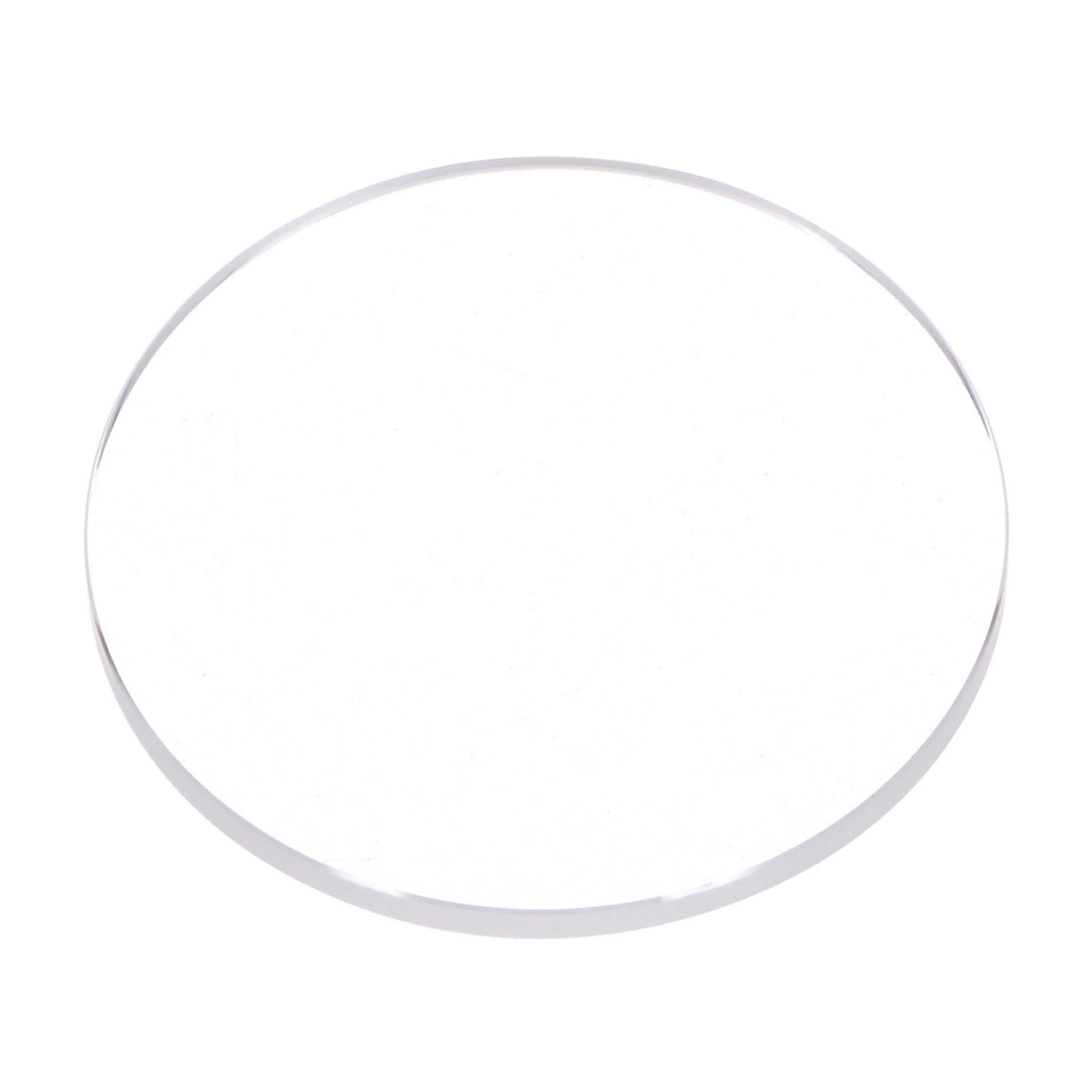 Uxcell Watch Crystal Glass Lens 25.5mm Dia 1.5mm Thick Flat Round ...