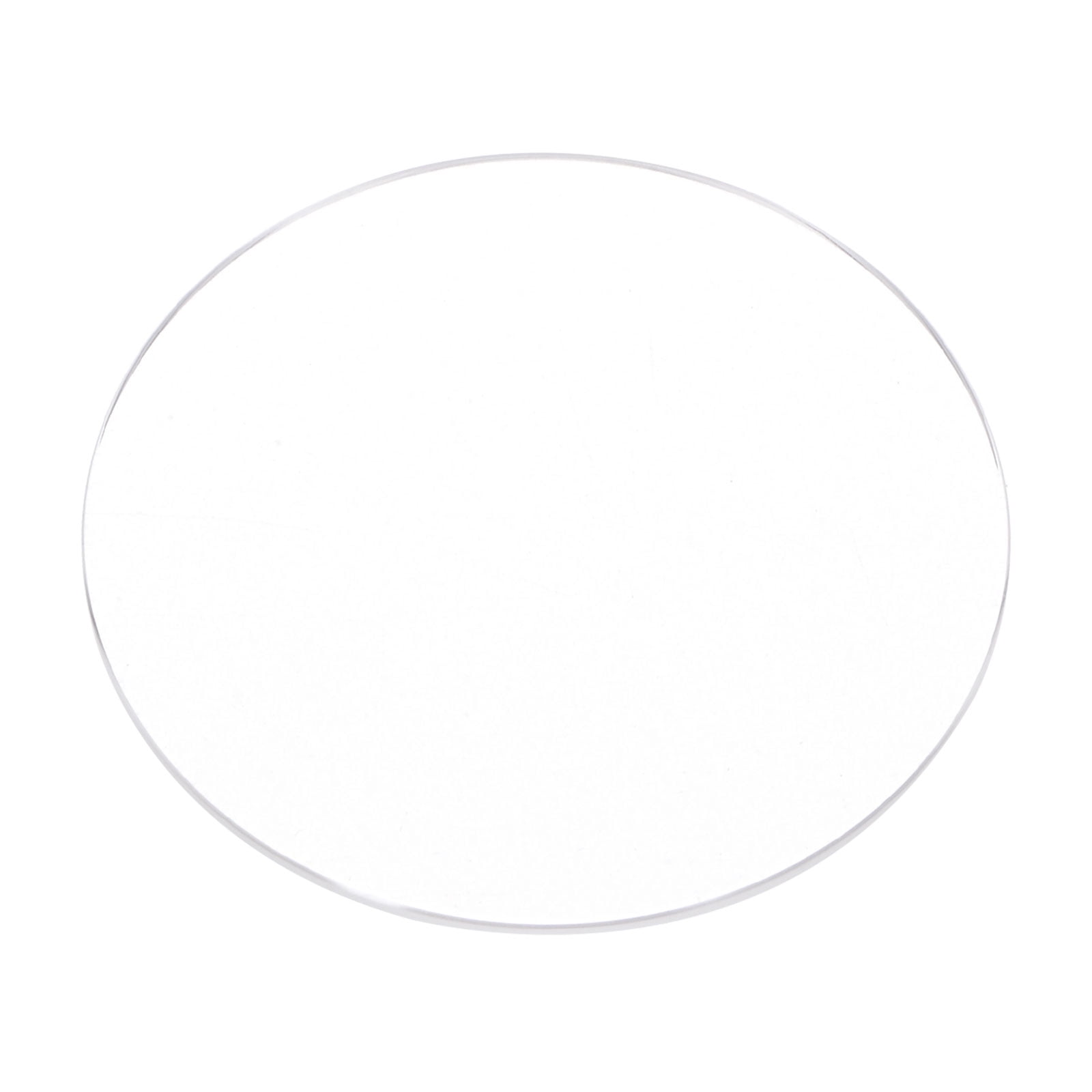 Uxcell Watch Crystal Glass Lens 45mm Dia 1.5mm Thick Flat Round ...