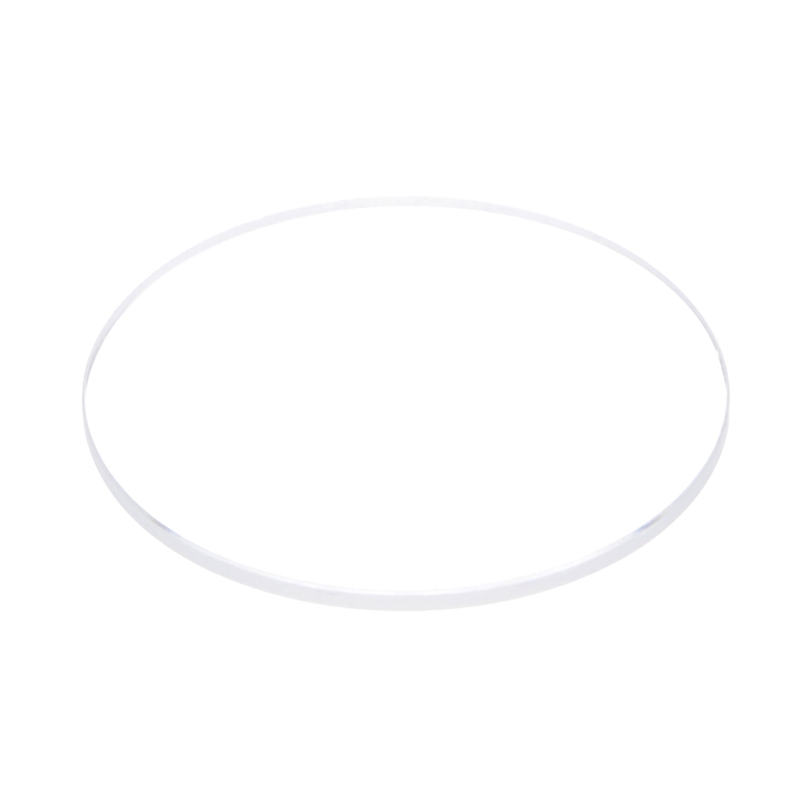 Uxcell Watch Crystal Lens Glass 35.5mm Dia. 1.5mm Thick Round Flat High ...