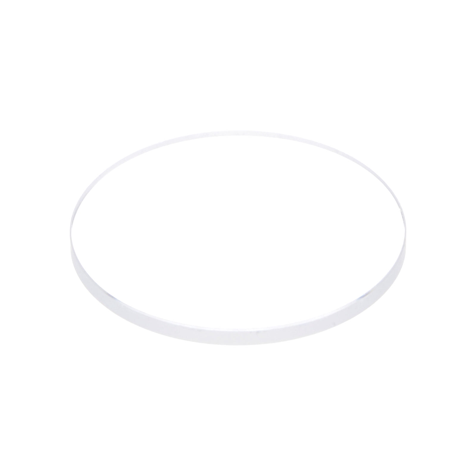Uxcell Watch Crystal Lens Glass Thick Round Flat High Transmittance ...