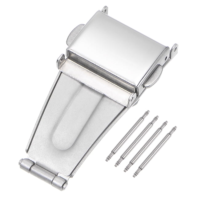Uxcell Watch Deployment Clasp Push Button Buckle 16mm Width Stainless ...