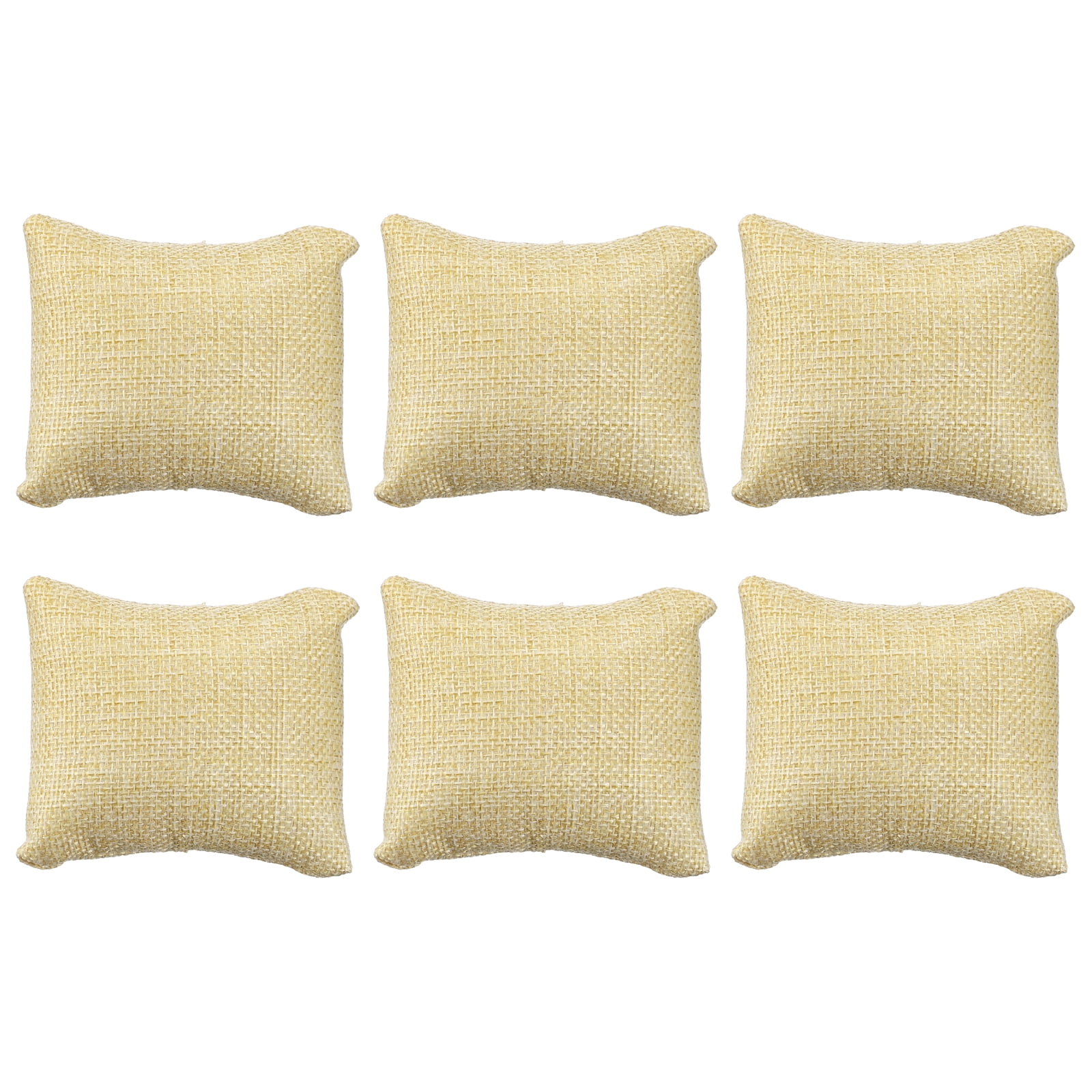 Uxcell Watch Pillow, 6 Pack Watch Pillows Inserts Linen Watch Cushion ...