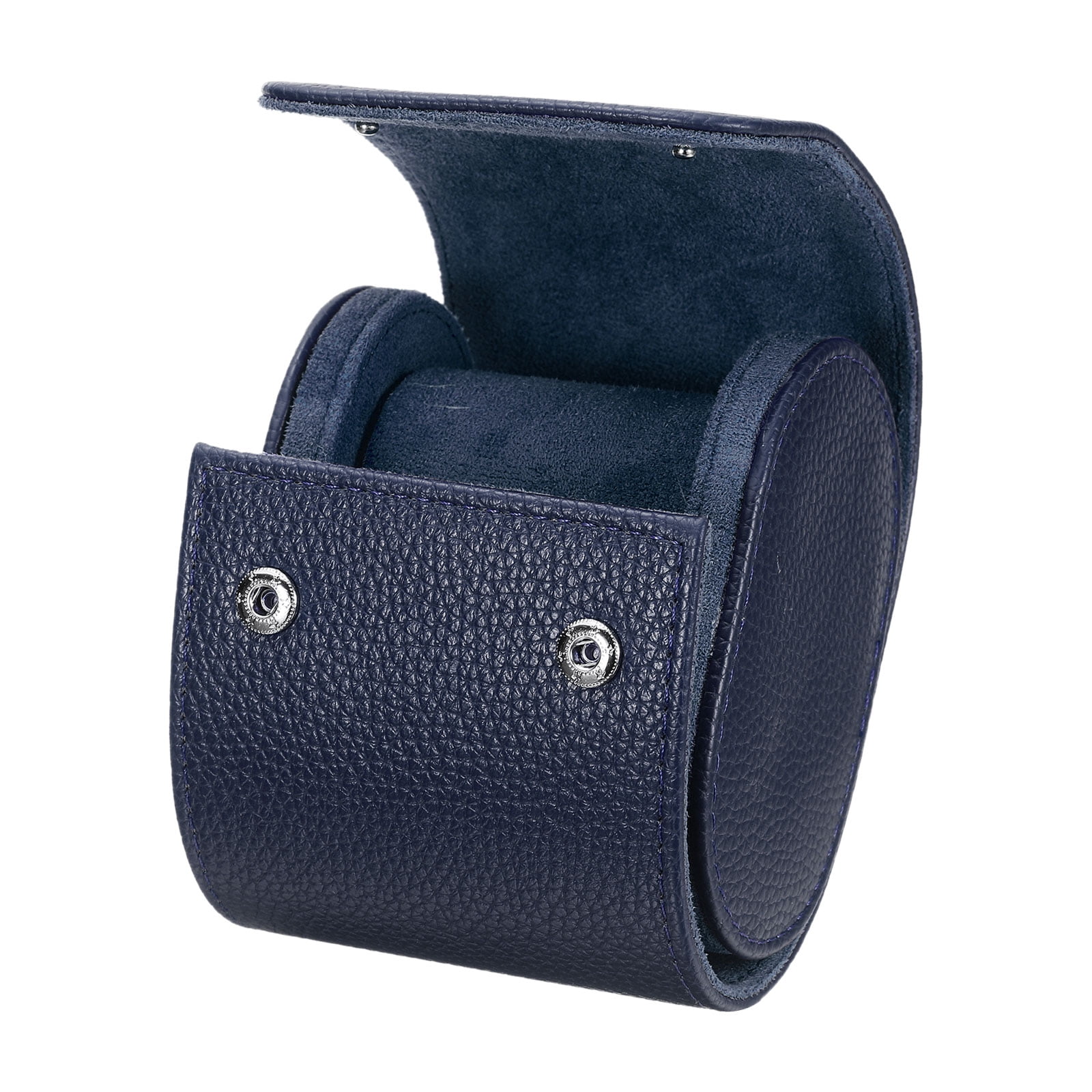 Uxcell Watch Roll Travel Case Single Slot Portable Leather Watch Cases ...