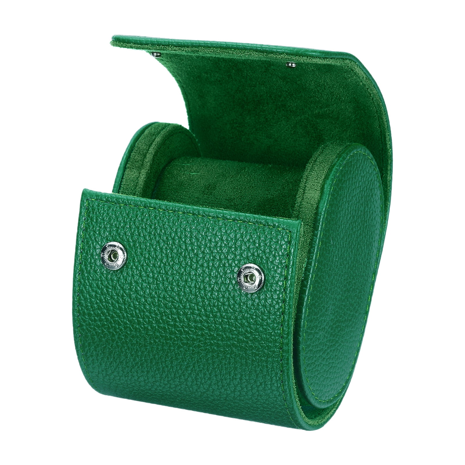 Uxcell Watch Roll Travel Case Single Slot Portable Leather Watch Cases ...