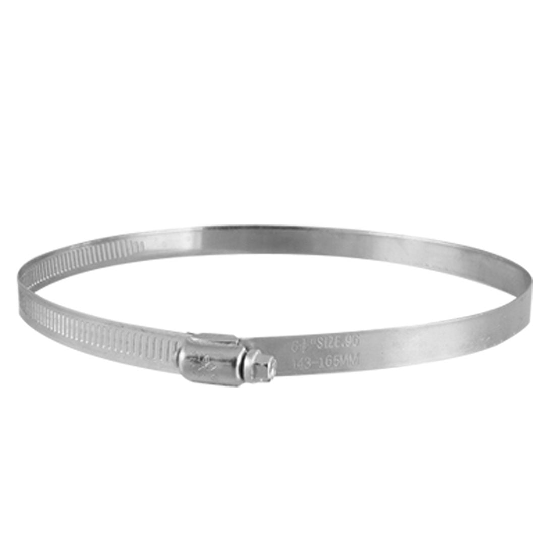 Uxcell Water Gas Pipe Intake 6" Hose Clamp Adjustable w Bolt - Walmart.com