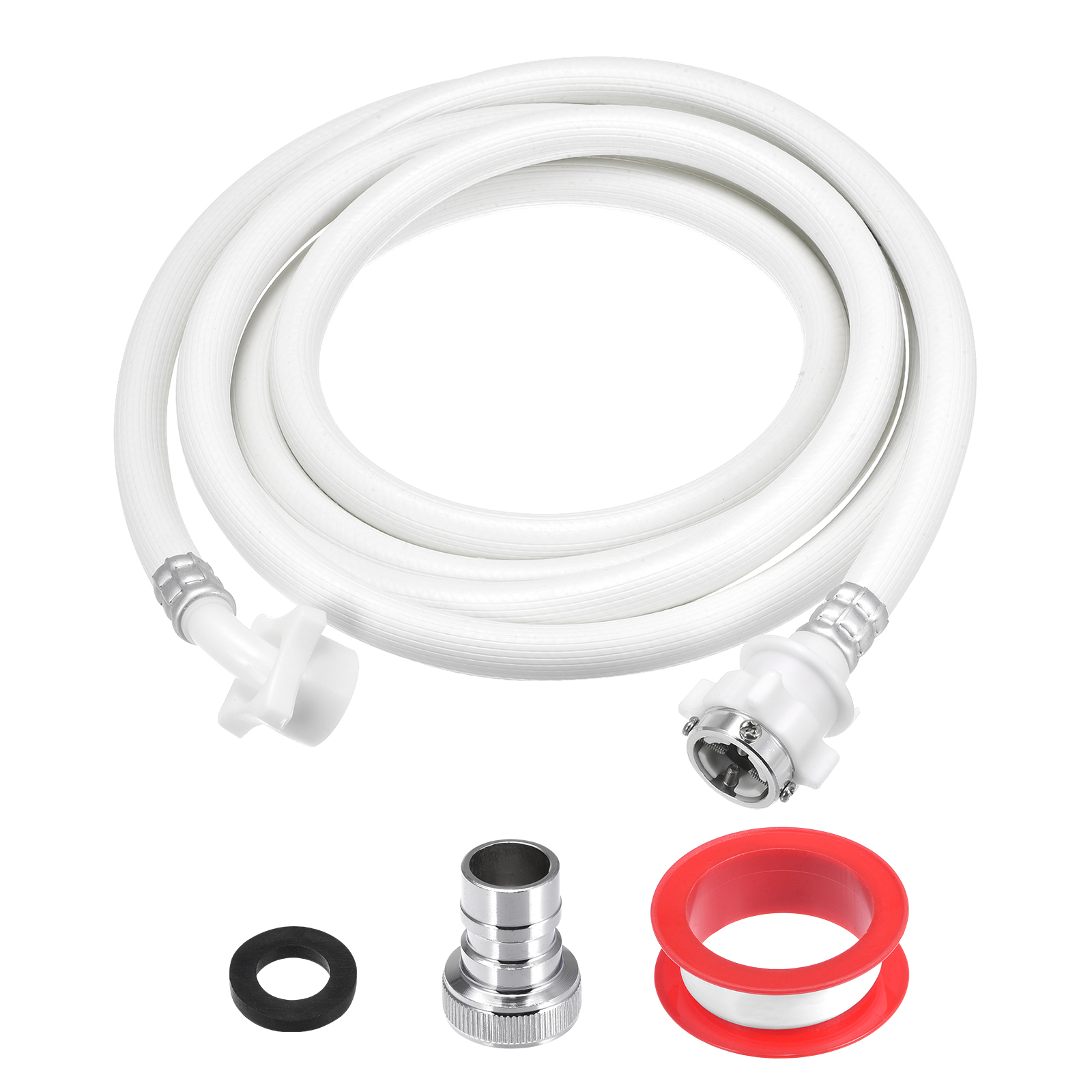 Uxcell Water Inlet Hose, 90 Degree Water Connector Inlet Pipe 10.82ft ...