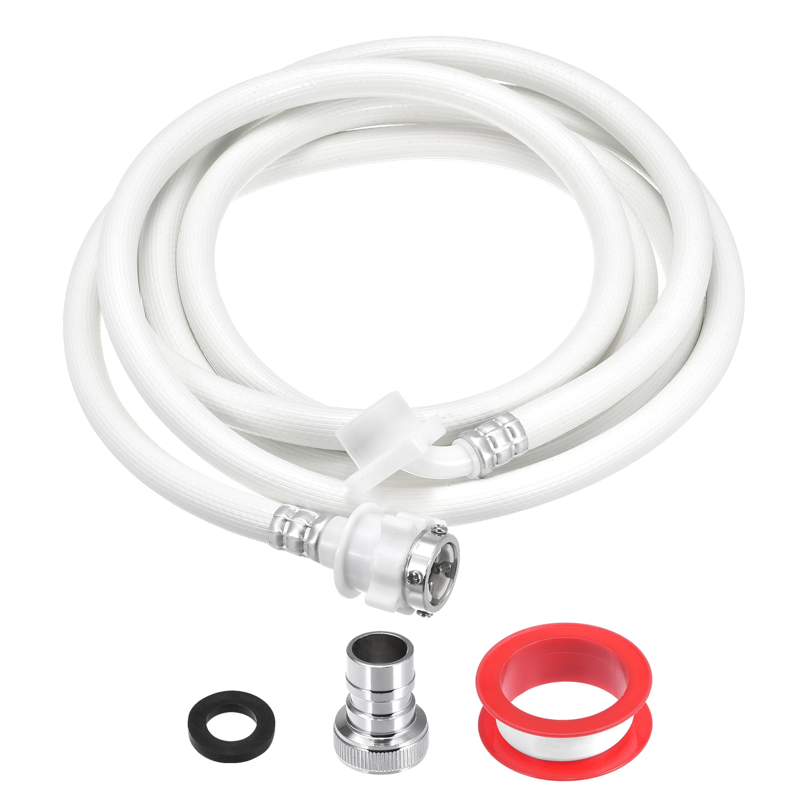Uxcell Water Inlet Hose, 90 Degree Water Connector Inlet Pipe 13.12ft ...