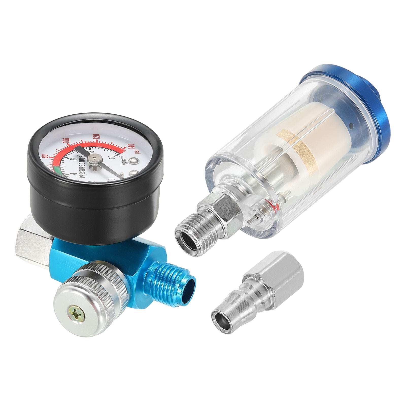Uxcell Water Oil Separator Filter, G 1/4" Spray Gun Filters with ...