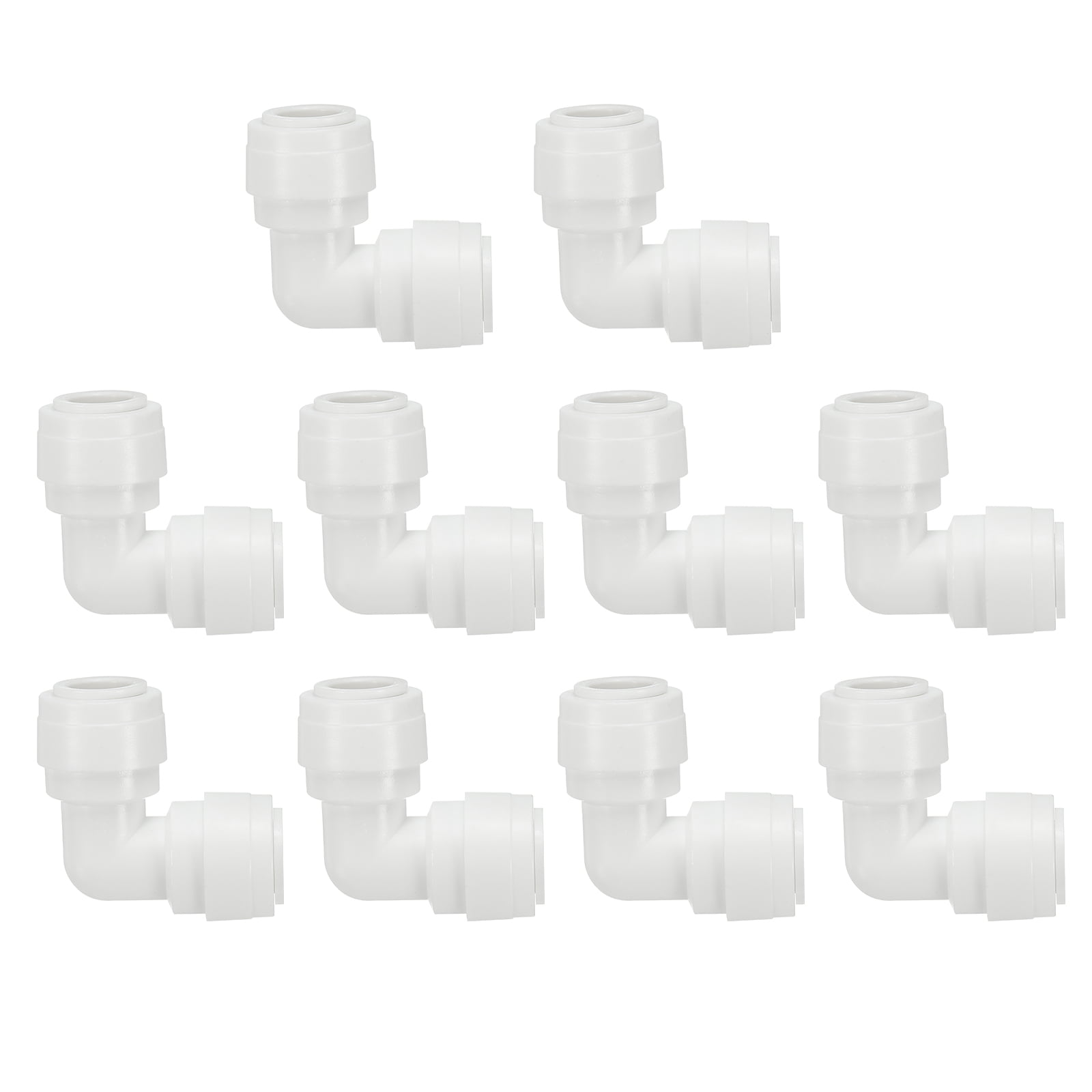 Uxcell Water Purifier Elbow Union Connector Quick Push to Connect Tube ...