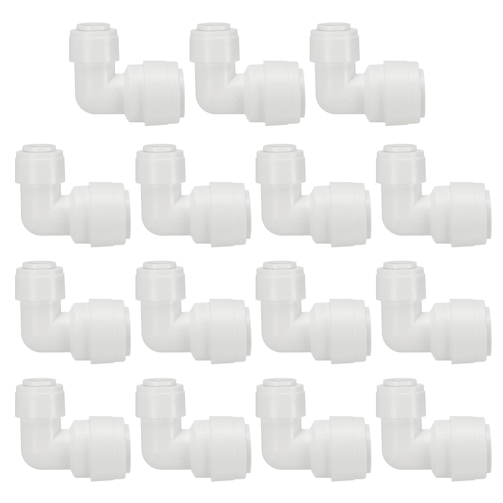 Uxcell Water Purifier Elbow Union Connector Quick Push to Connect Tube ...