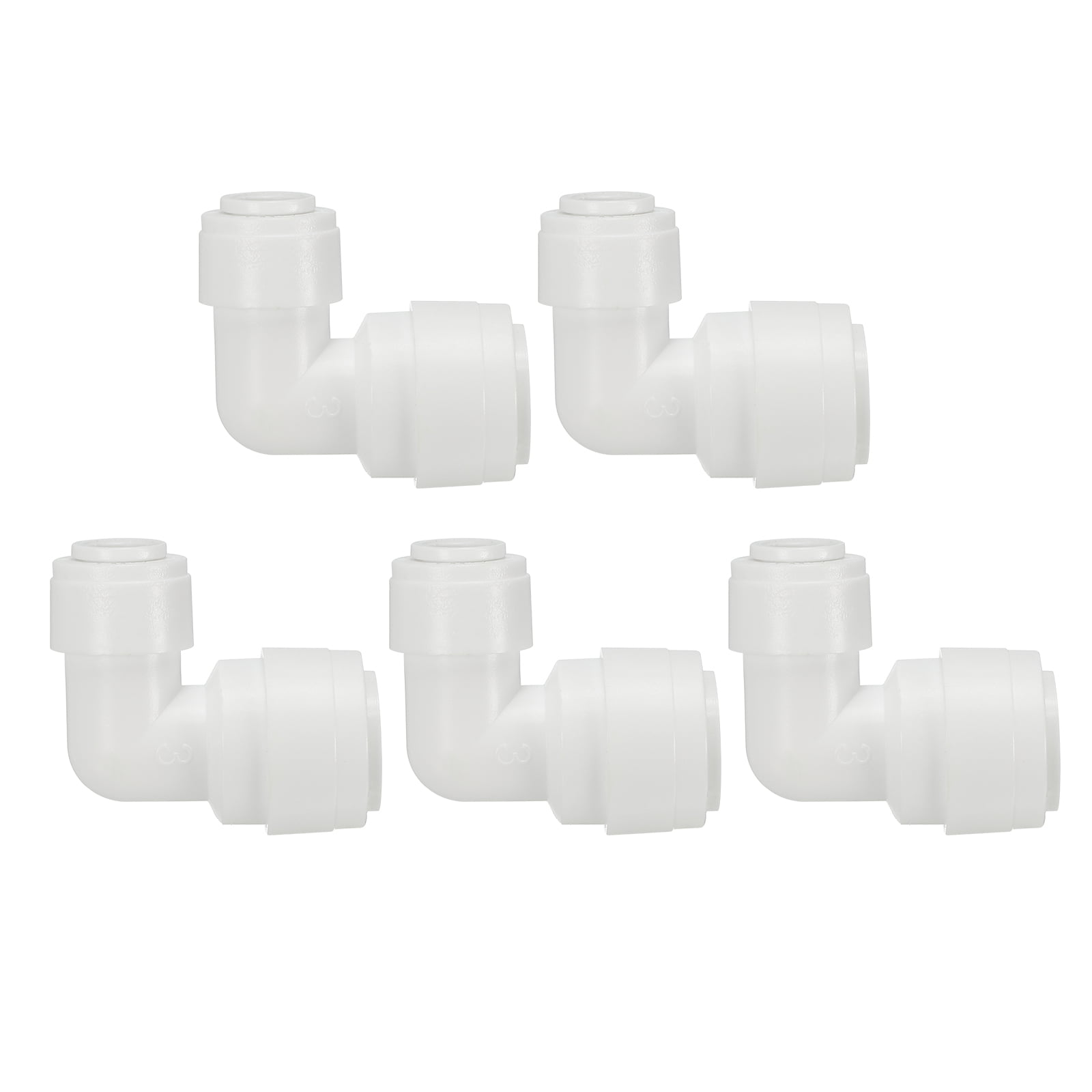 Uxcell Water Purifier Elbow Union Connector Quick Push to Connect Tube ...