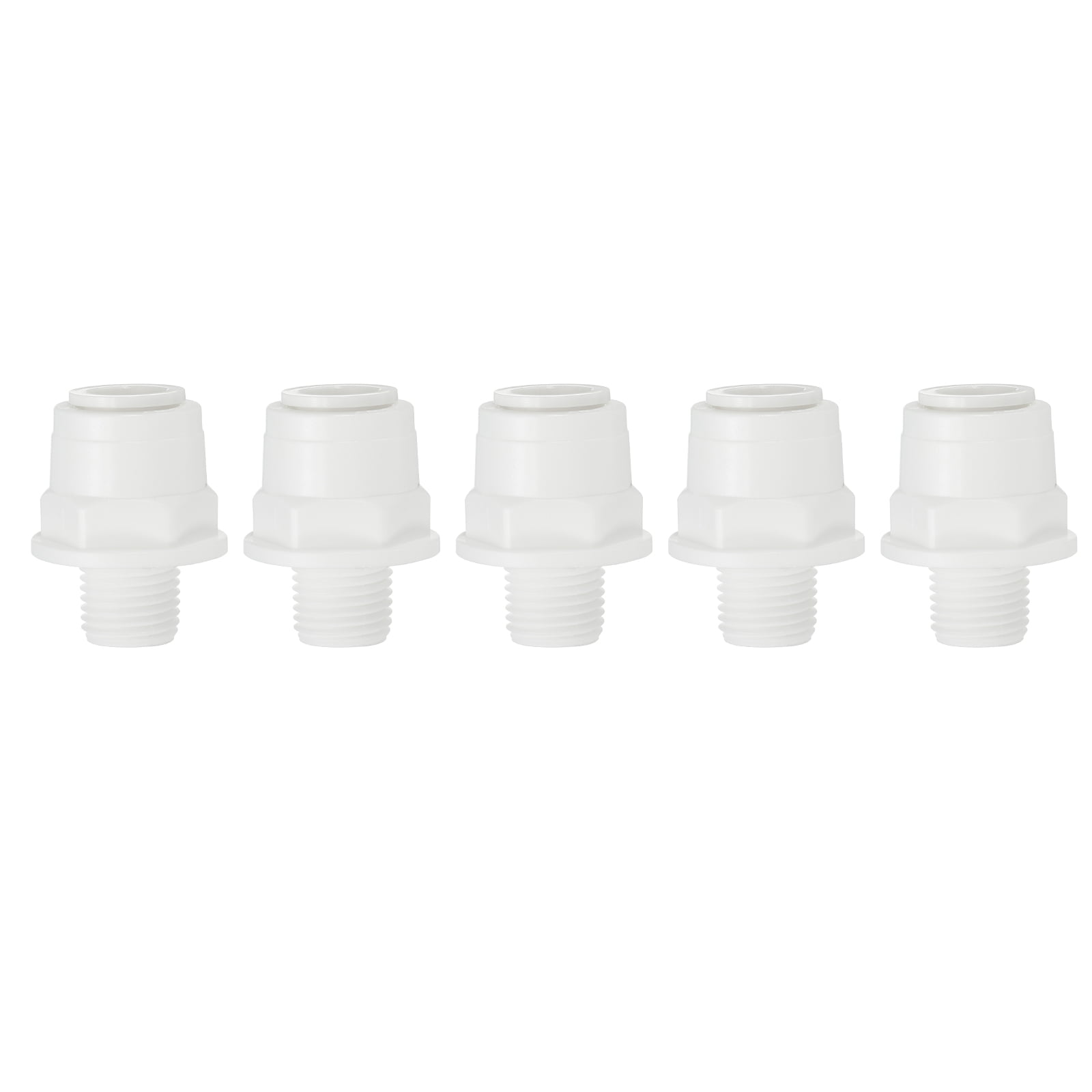 Uxcell Water Purifier Straight Quick Connector 1/4" NPT Male x 3/8" OD ...