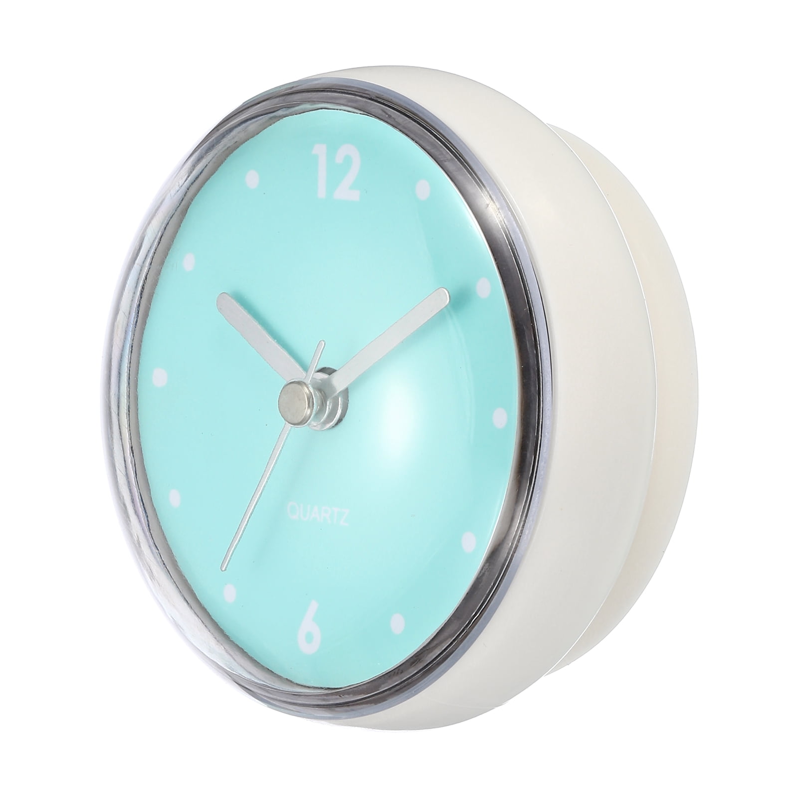 Uxcell Waterproof Bathroom Clock Battery Operated Wall Clock with White ...