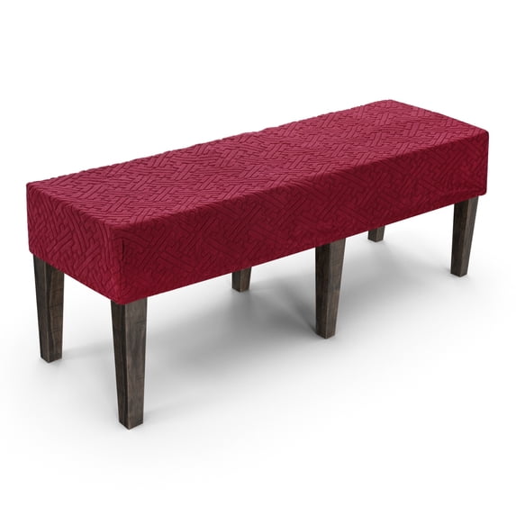 Uxcell Waterproof Dining Bench Cover, 42 - 54" Rectangle Stretch ...