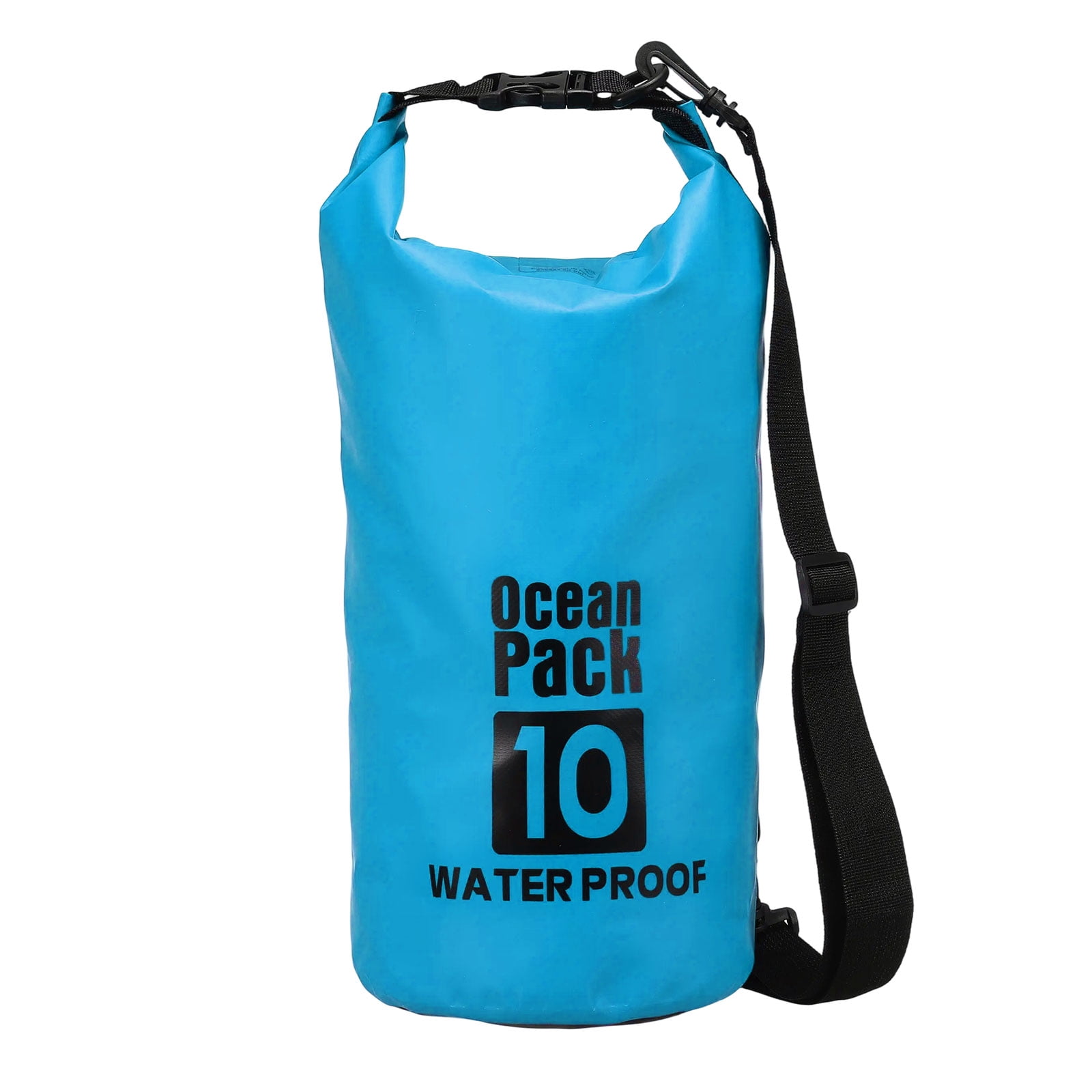 Uxcell Waterproof Dry Bag, Water Proof Bags with Whistle Lake Blue 10L ...