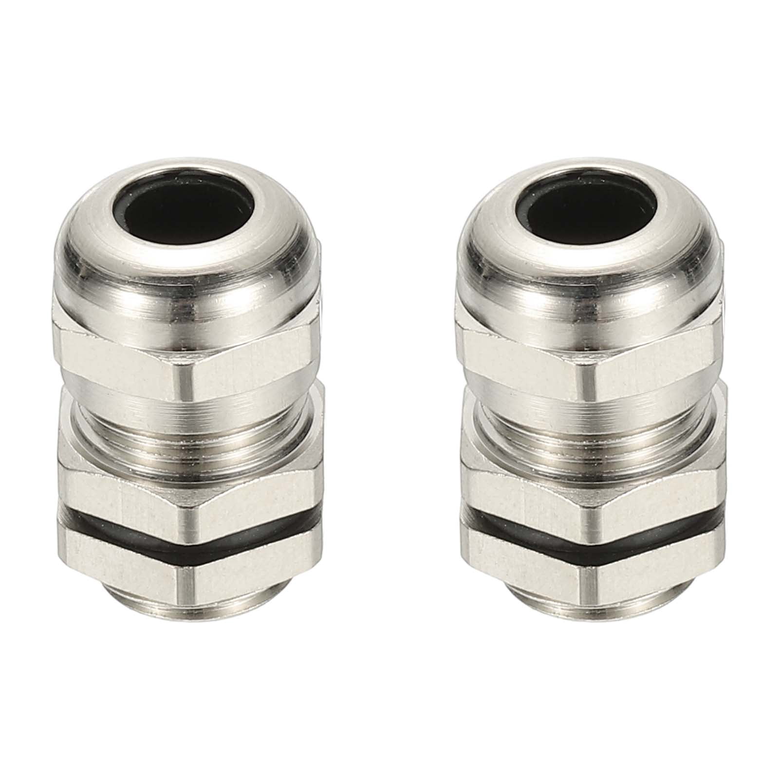 Uxcell Waterproof Electrical Cable Glands, M12 2 Pcs 1/9" to 2/7 ...