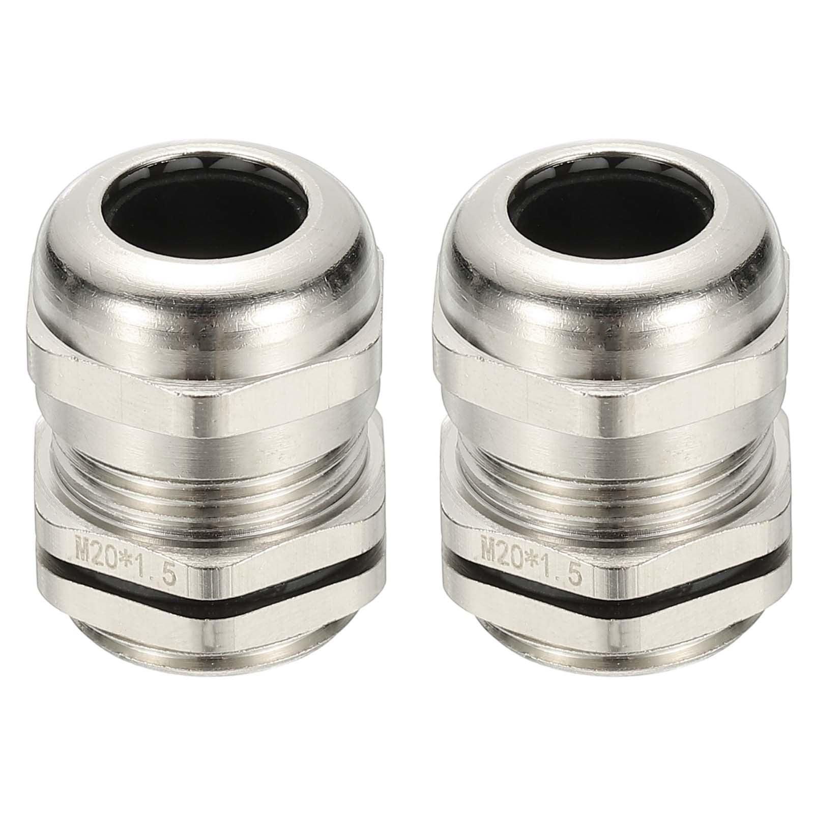 Uxcell Waterproof Electrical Cable Glands, M20 2 Pcs 1/5" to 3/5 ...