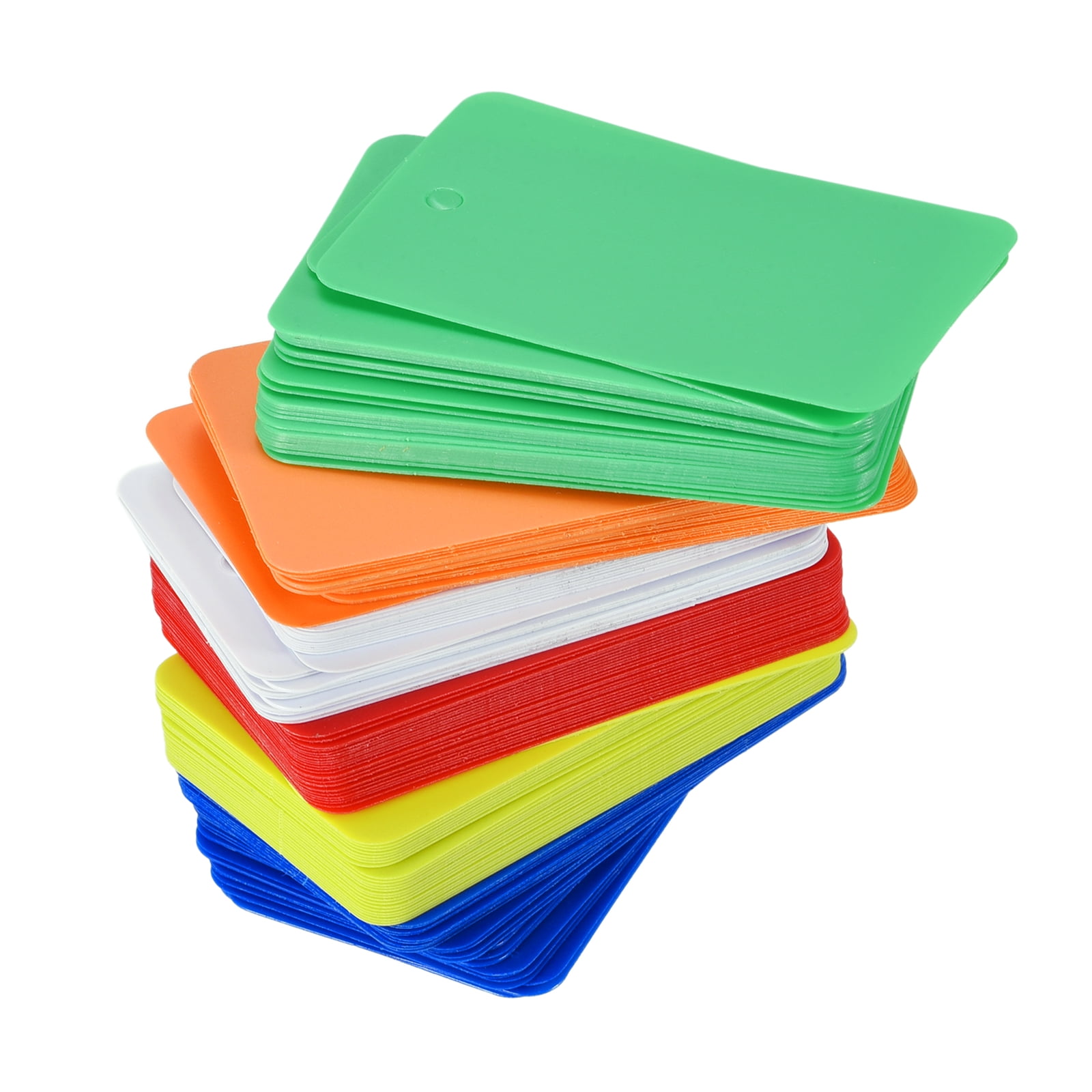 Uxcell Waterproof Eyelet Plastic Shipping Tags,Outdoor Tags,30 x 50mm 6 ...