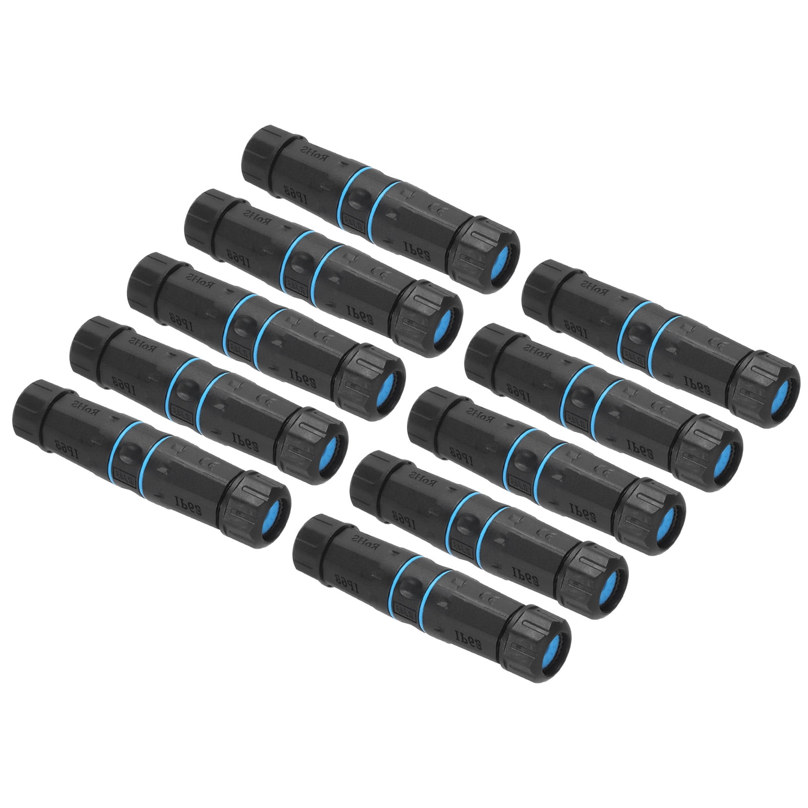 Uxcell Waterproof RJ45 Coupler, Dual Head Ethernet LAN Cable Connector ...