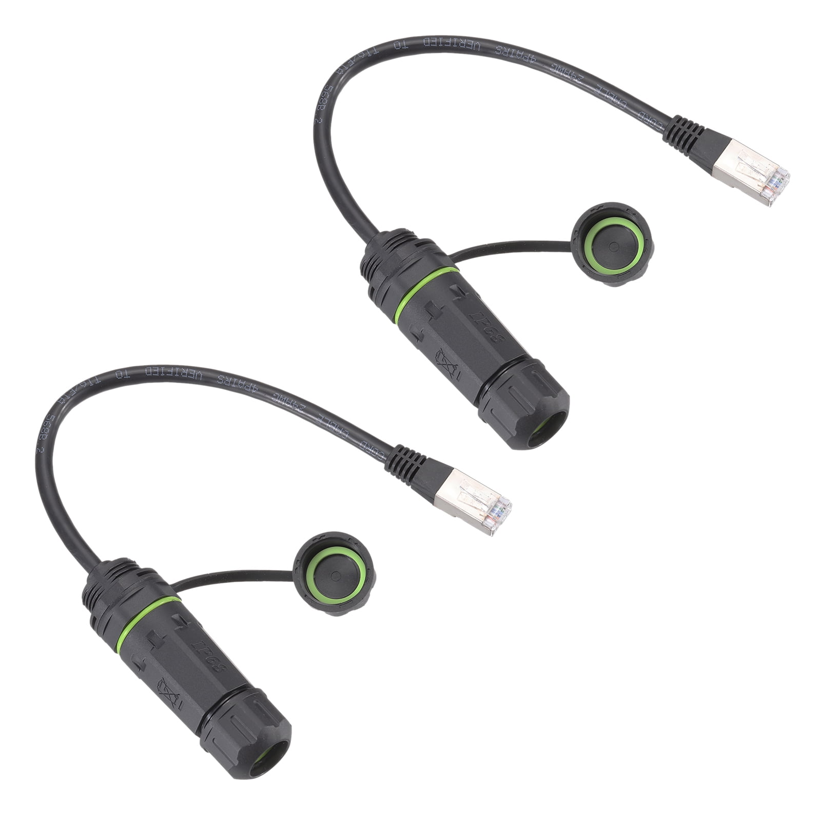 Uxcell Waterproof RJ45 Coupler, Single Head Shielded Female to Female ...