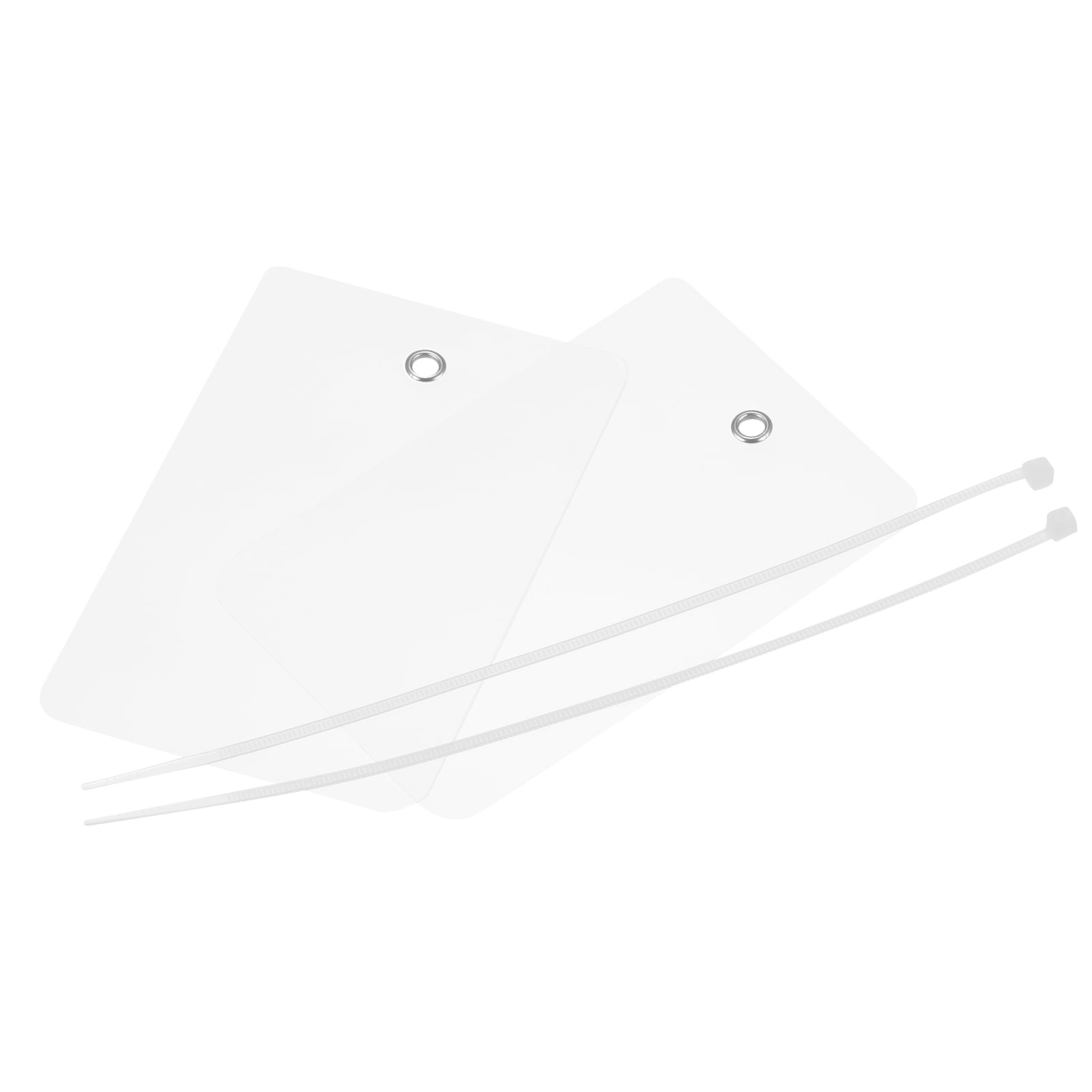 Uxcell Waterproof Wires Plastic Shipping Tags with Ties,3.12x4.68 inch ...