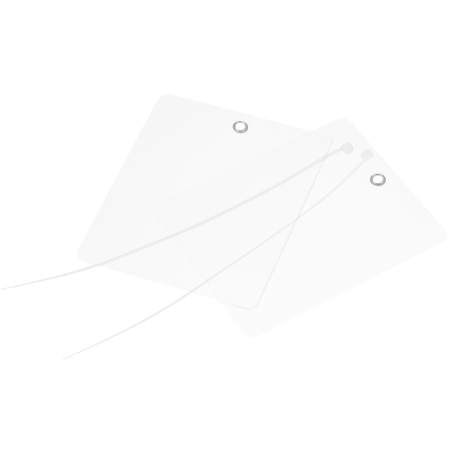 Uxcell Waterproof Wires Plastic Shipping Tags with Ties,4.29x5.85 inch ...