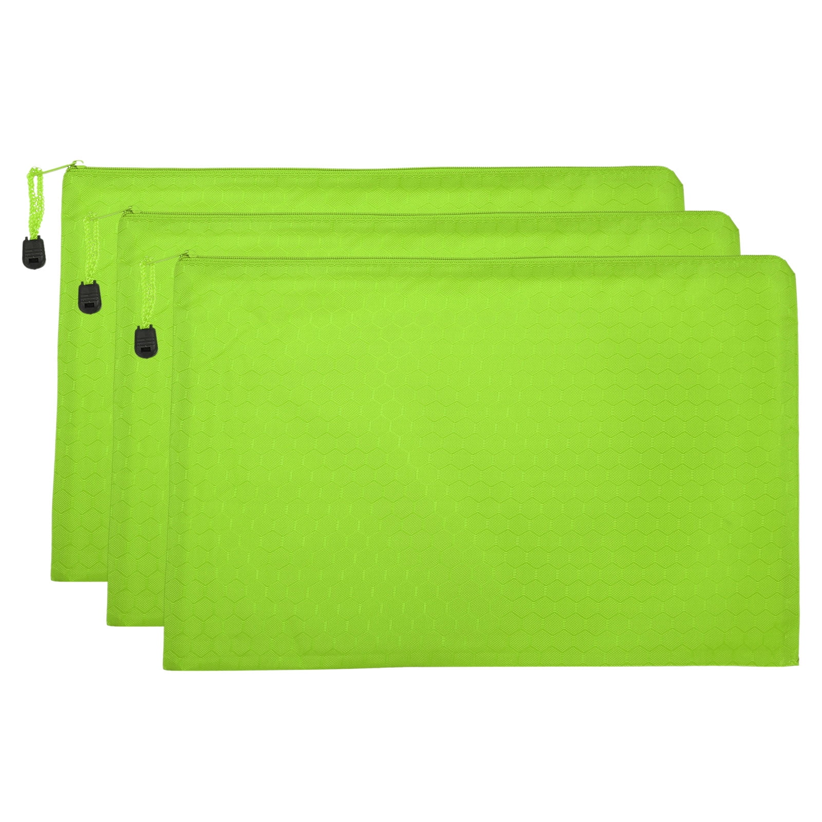 Uxcell Waterproof Zipper File Bags, A4 Document Holders for Office ...