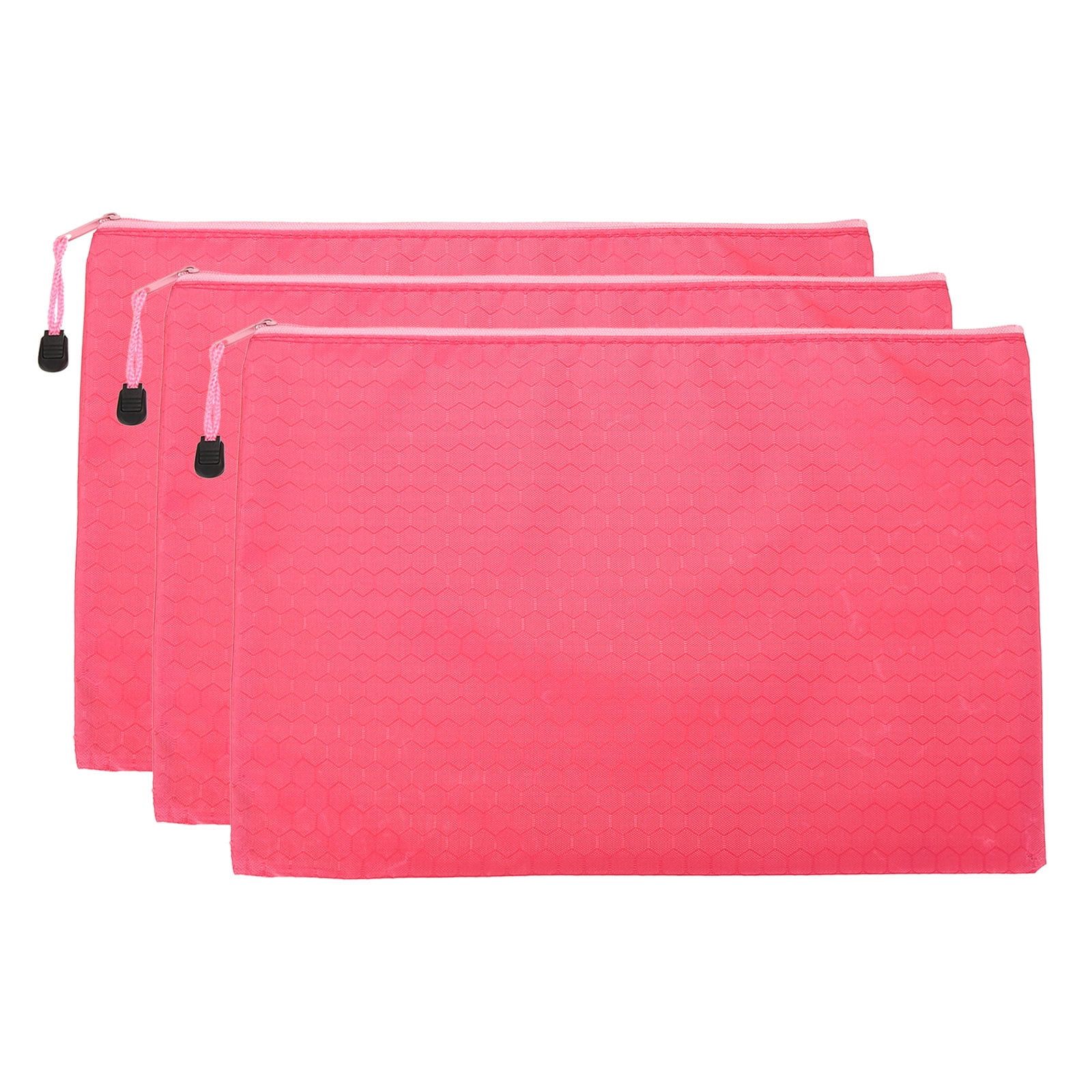 Uxcell Waterproof Zipper File Bags, A4 Document Holders for Office ...