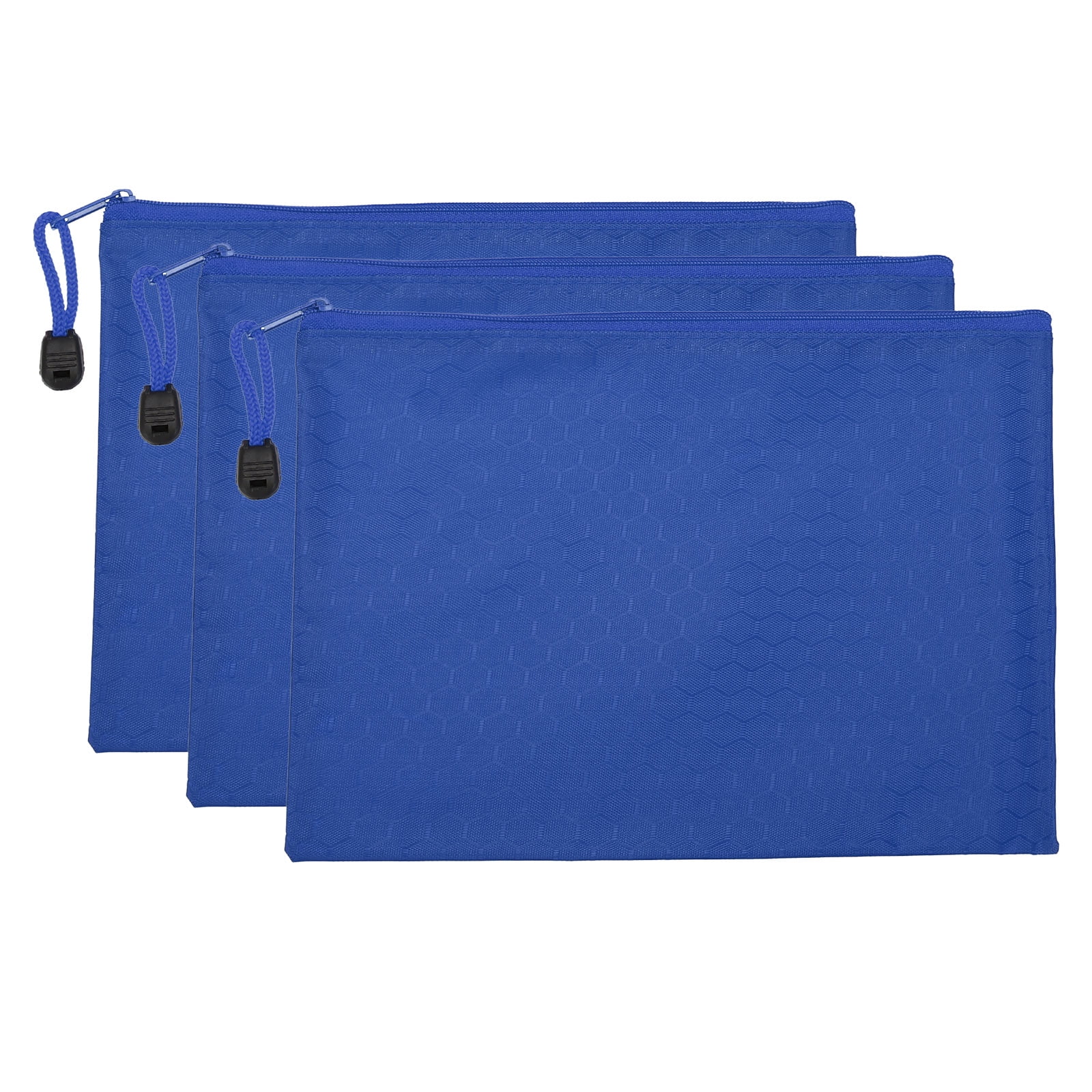 Uxcell Waterproof Zipper File Bags, A5 Document Holders for Office ...