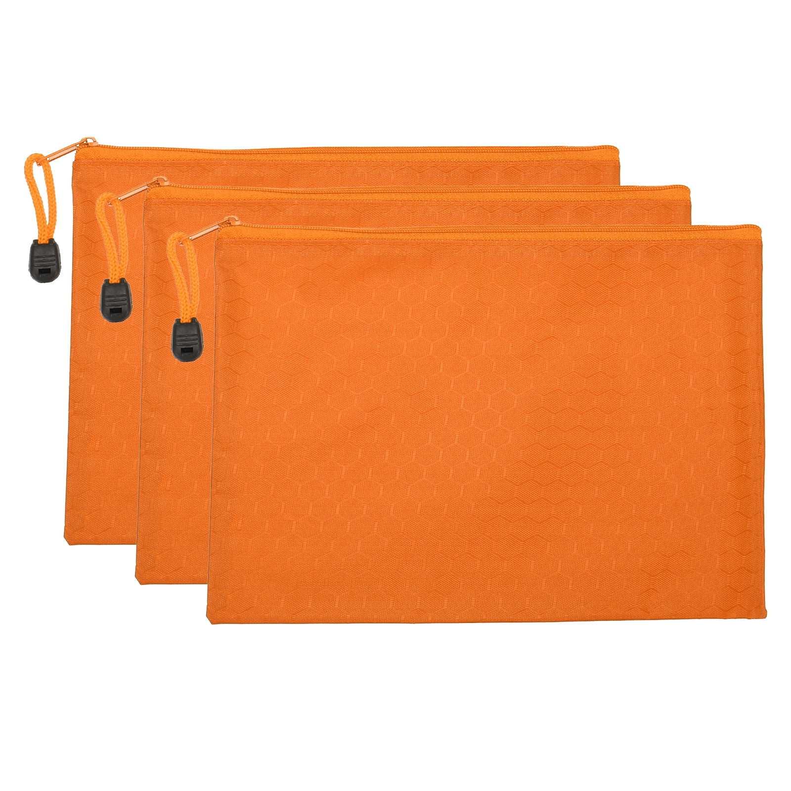 Uxcell Waterproof Zipper File Bags, A5 Document Holders for Office ...