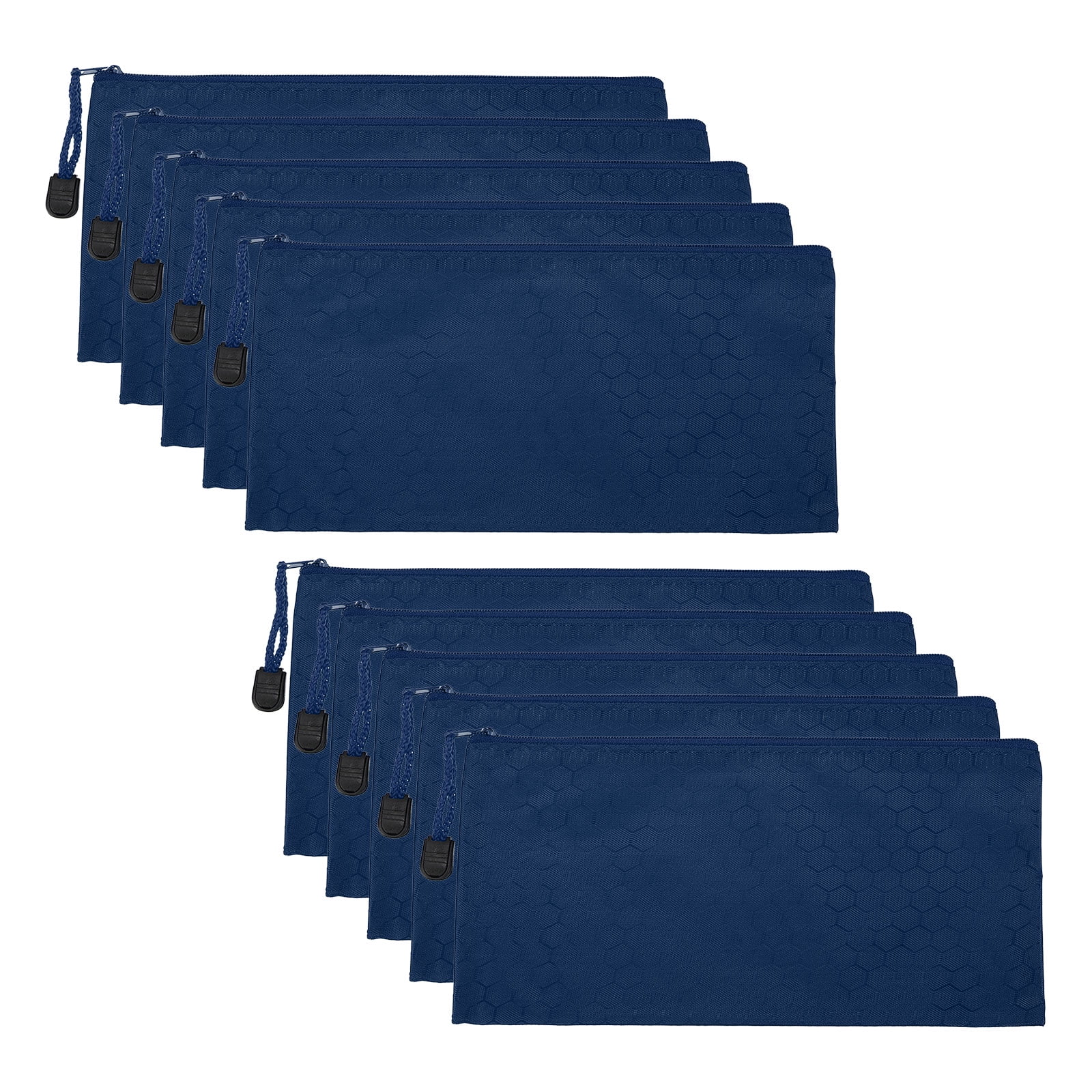 Uxcell Waterproof Zipper File Bags, A6 Document Holders for Office ...