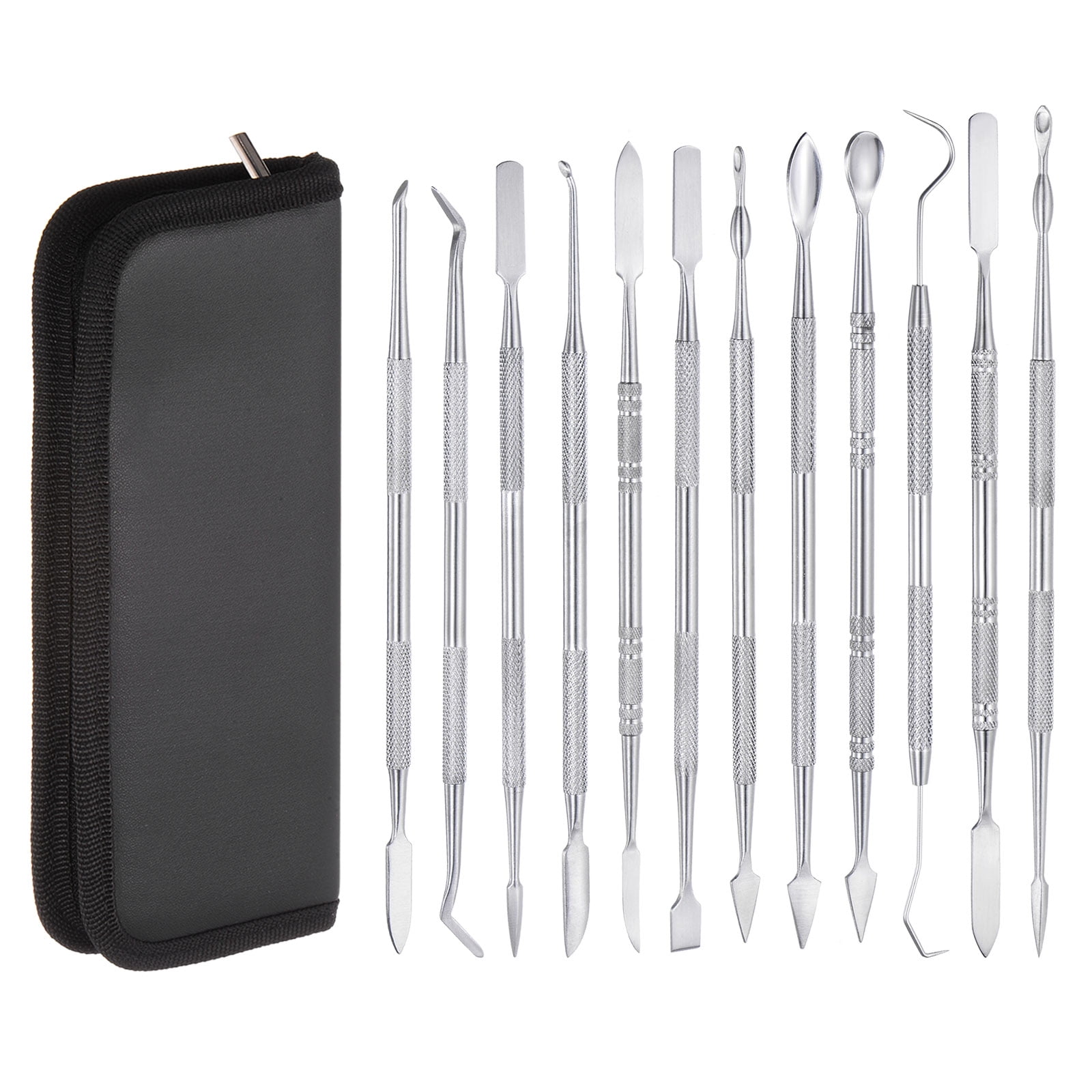 Uxcell Wax Carvers Set Double Ended Wax Modeling Sculpting Tools Pottery Clay Carving Tool 12 ...