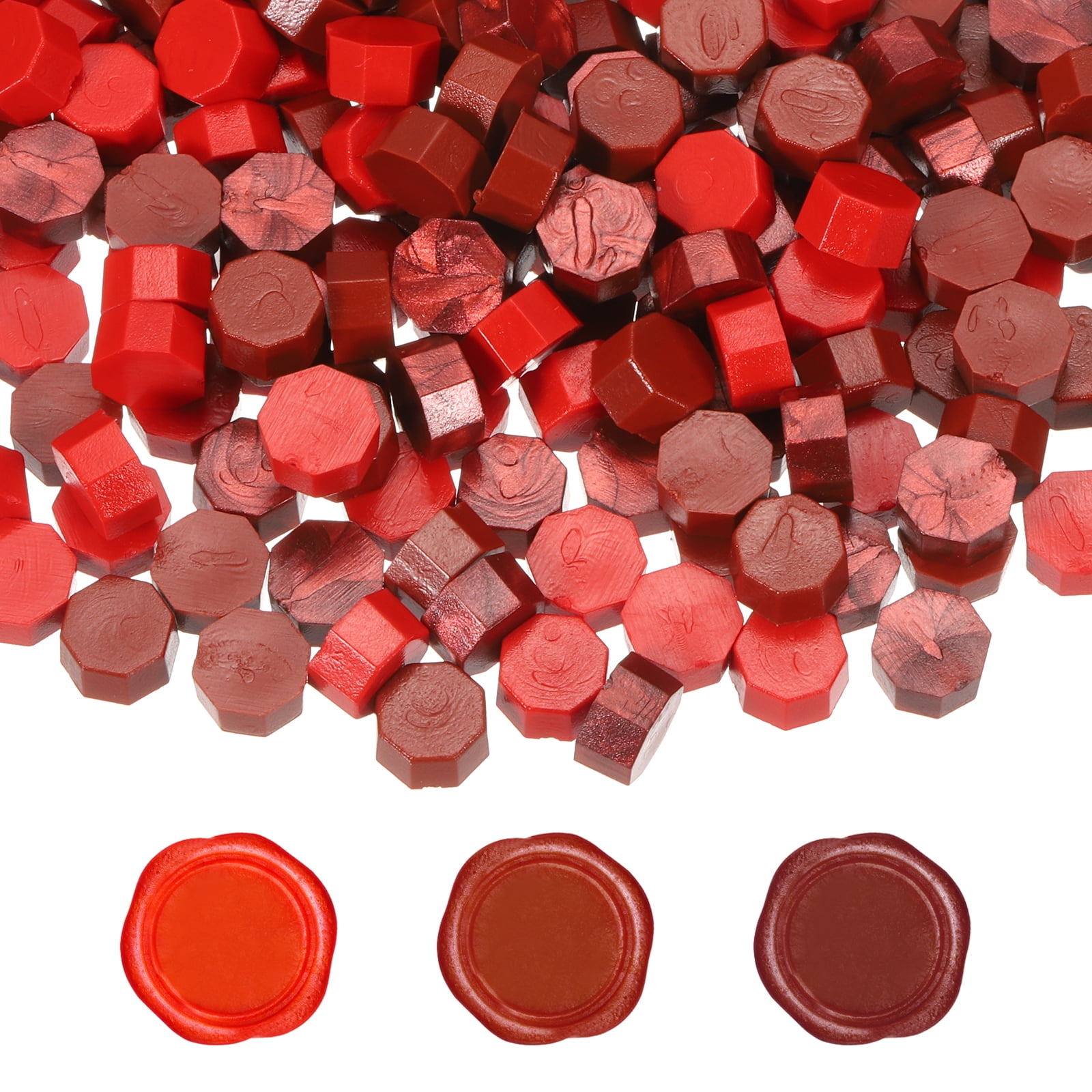Uxcell Wax Seal Beads, 300 Pcs 3 Colors Set for Sealing Letters ...