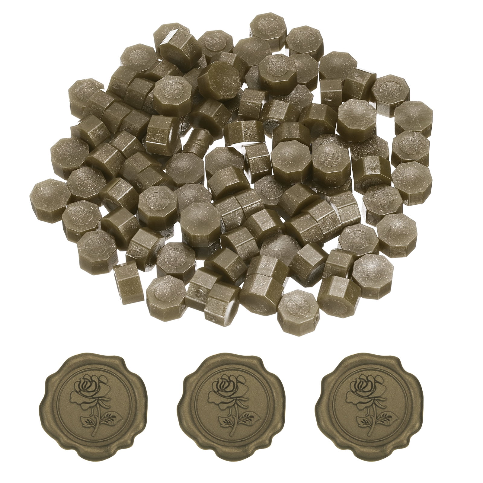 Uxcell Wax Seal Beads, 400 Pcs Hexagon Sealing Beads Kit for Wax Seal ...