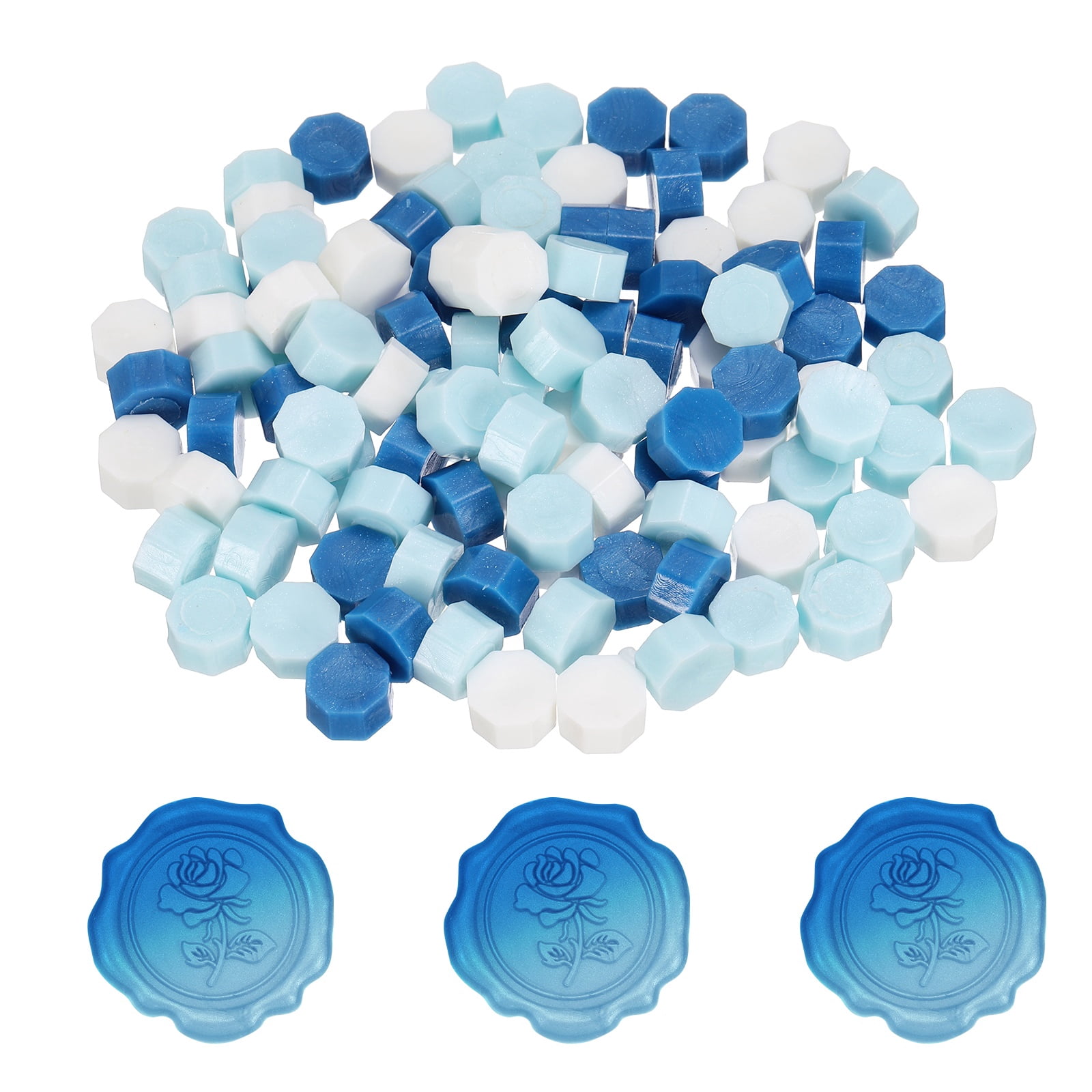 Uxcell Wax Seal Beads, 4 Pcs Hexagon Sealing Beads Kit for Wax Seal ...