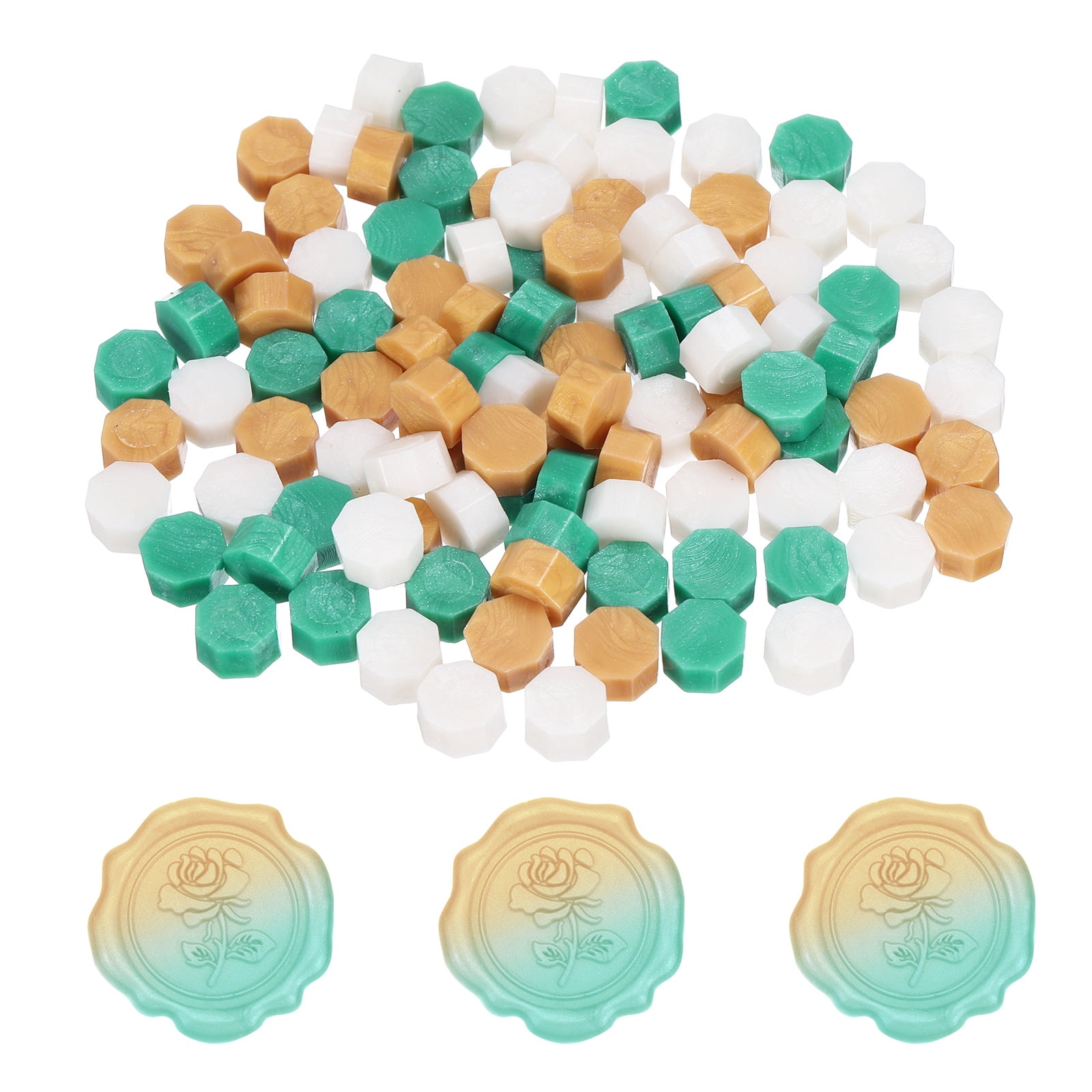 Uxcell Wax Seal Beads, 400 Pcs Hexagon Sealing Beads Kit for Wax Seal ...