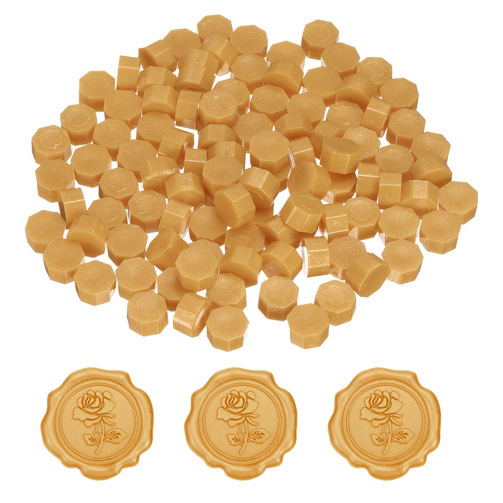 Uxcell Wax Seal Beads, 400 Pcs Hexagon Sealing Beads Kit for Wax Seal ...