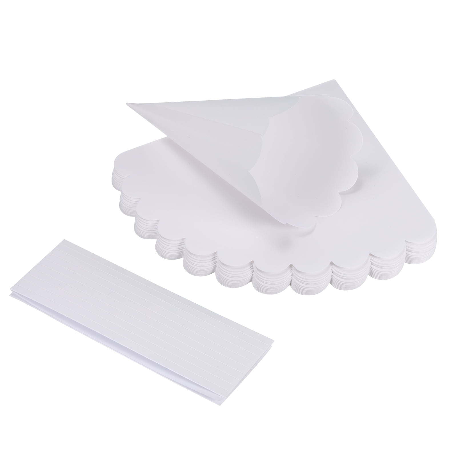 Uxcell Wedding Confetti Cone Stand Boxes, 50 Pack Flower Confetti Petal ...